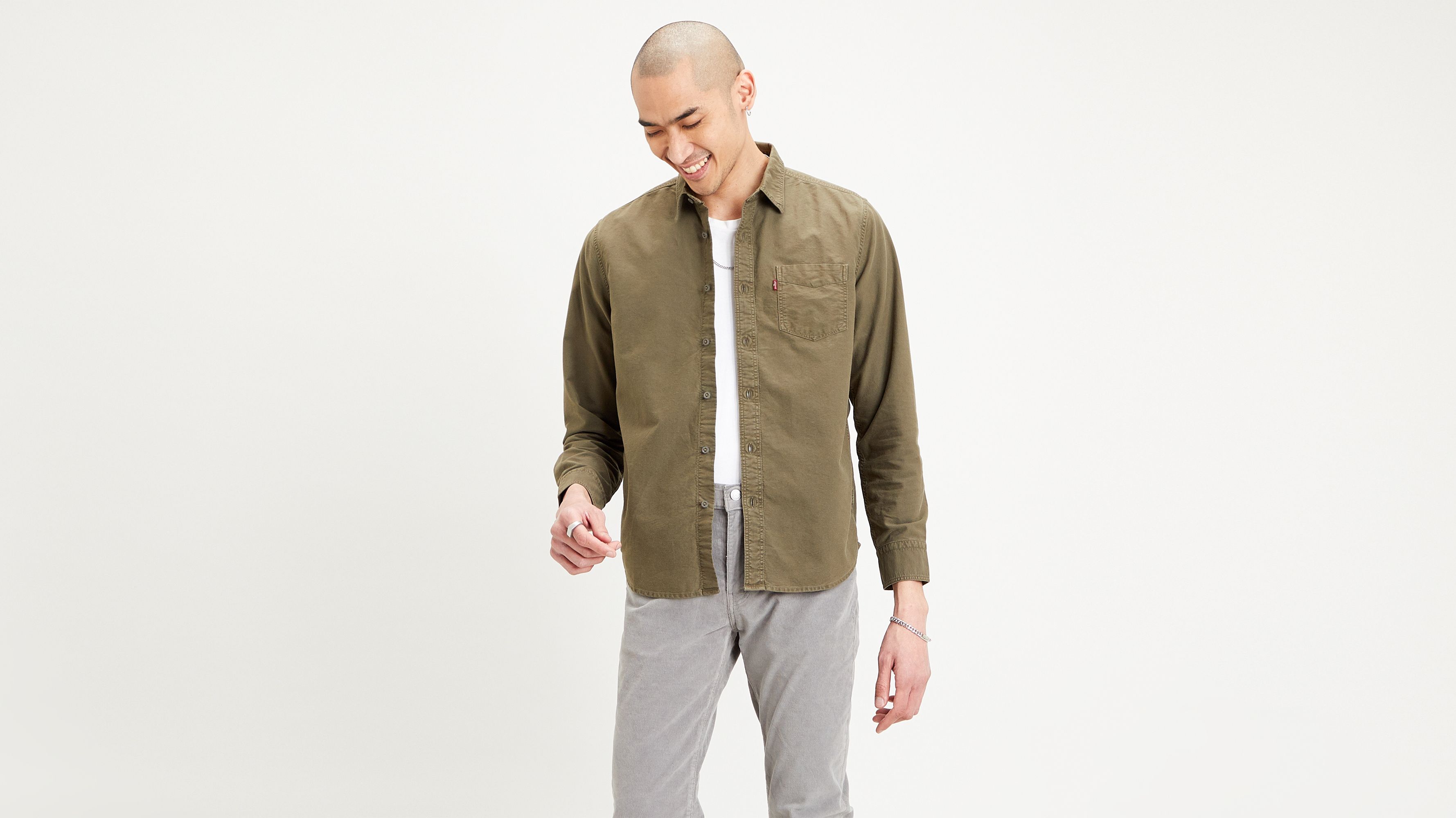 Sunset One Pocket Shirt - Green | Levi's® US