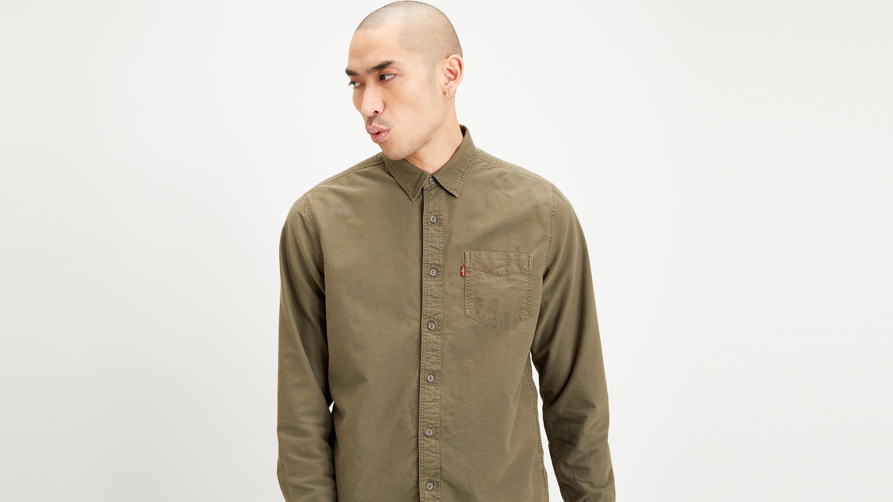 Sunset One Pocket Shirt - Green | Levi's® US