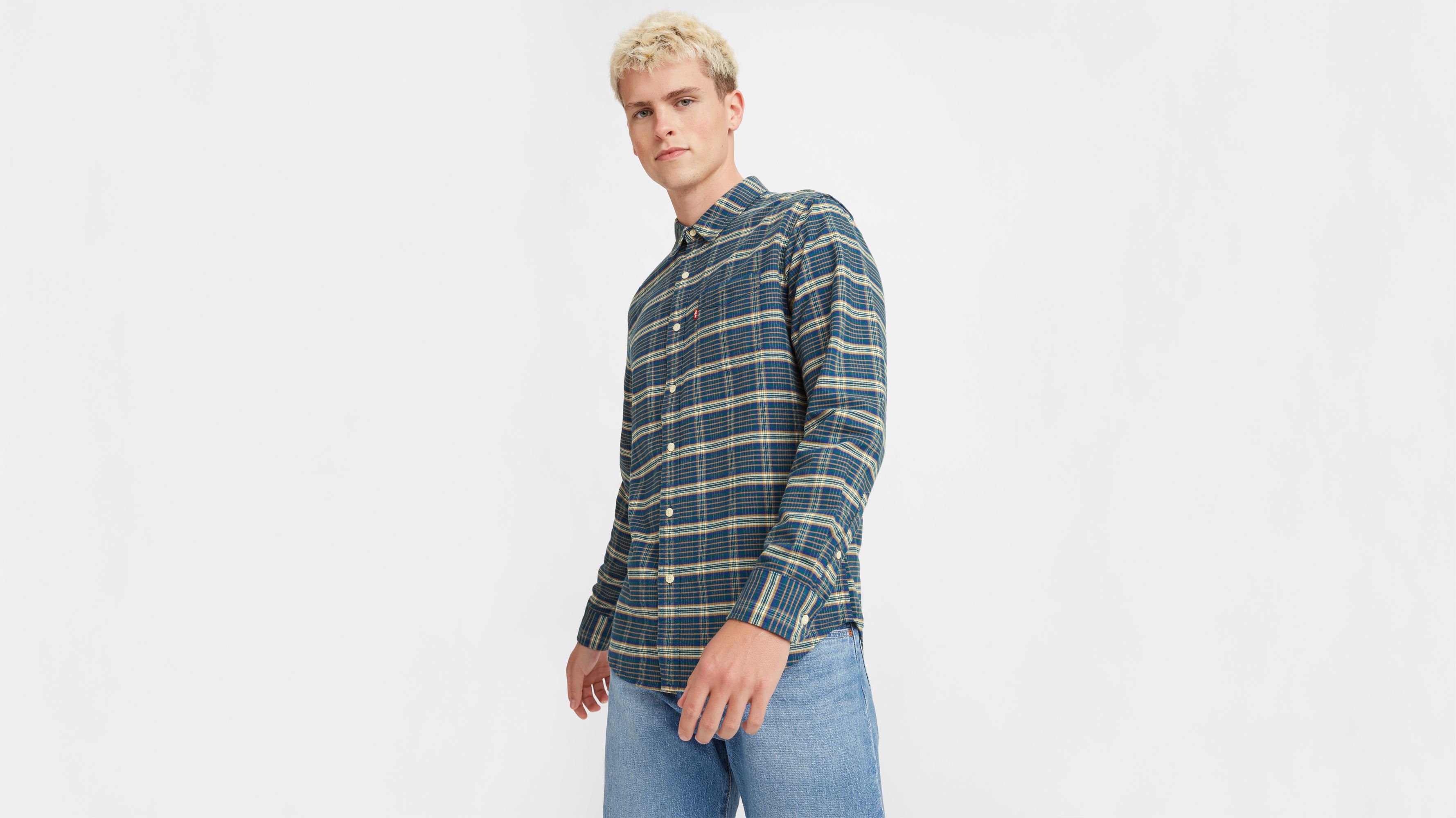 Sunset One Pocket Button-up Shirt - Green | Levi's® CA