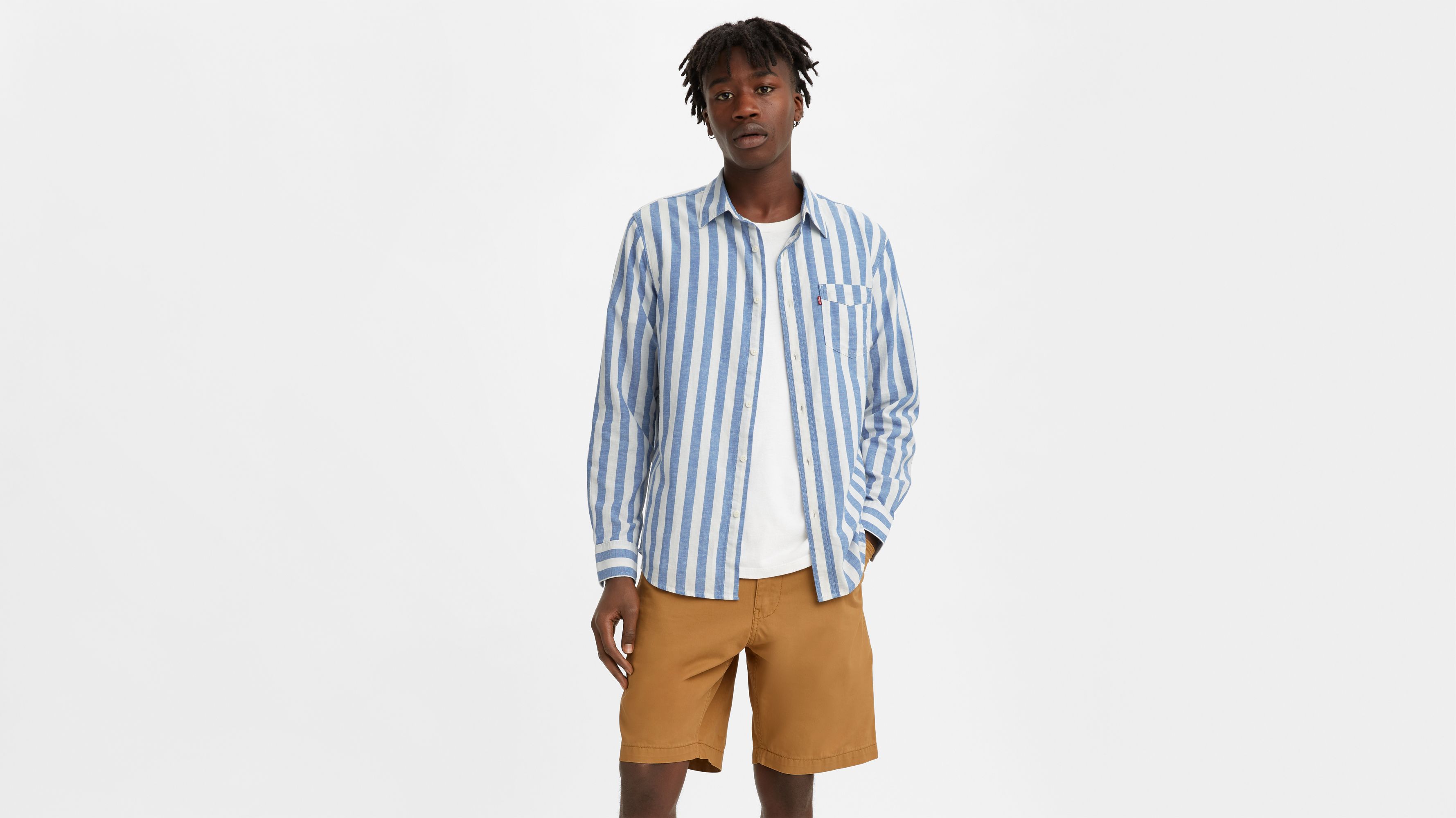Sunset One Pocket Button-up Shirt - Blue | Levi's® US