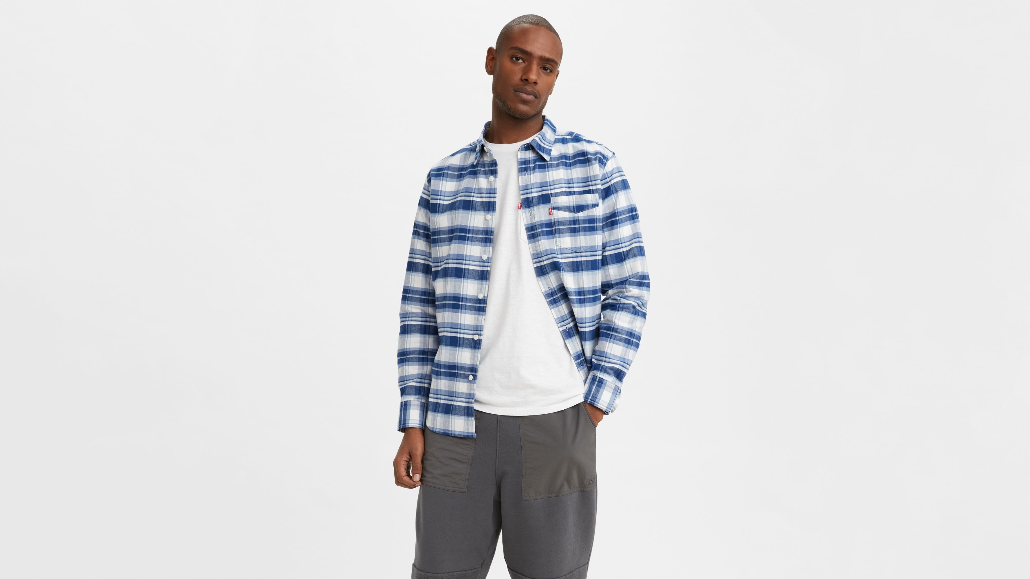 Sunset One Pocket Button-up Shirt - Blue | Levi's® US