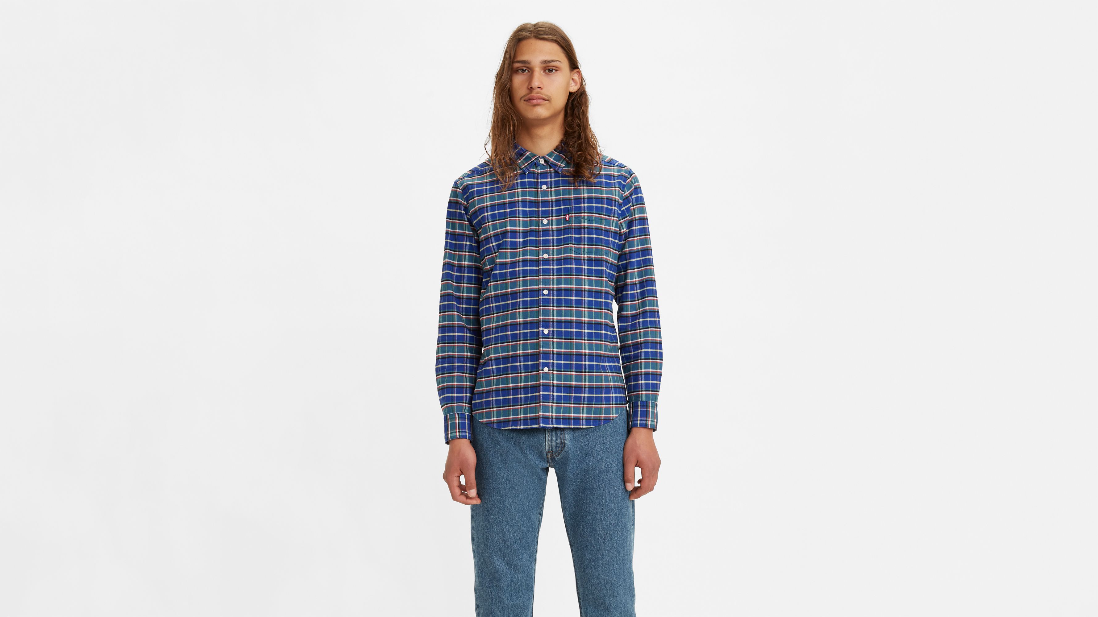 Sunset One Pocket Button-up Shirt - Blue | Levi's® US