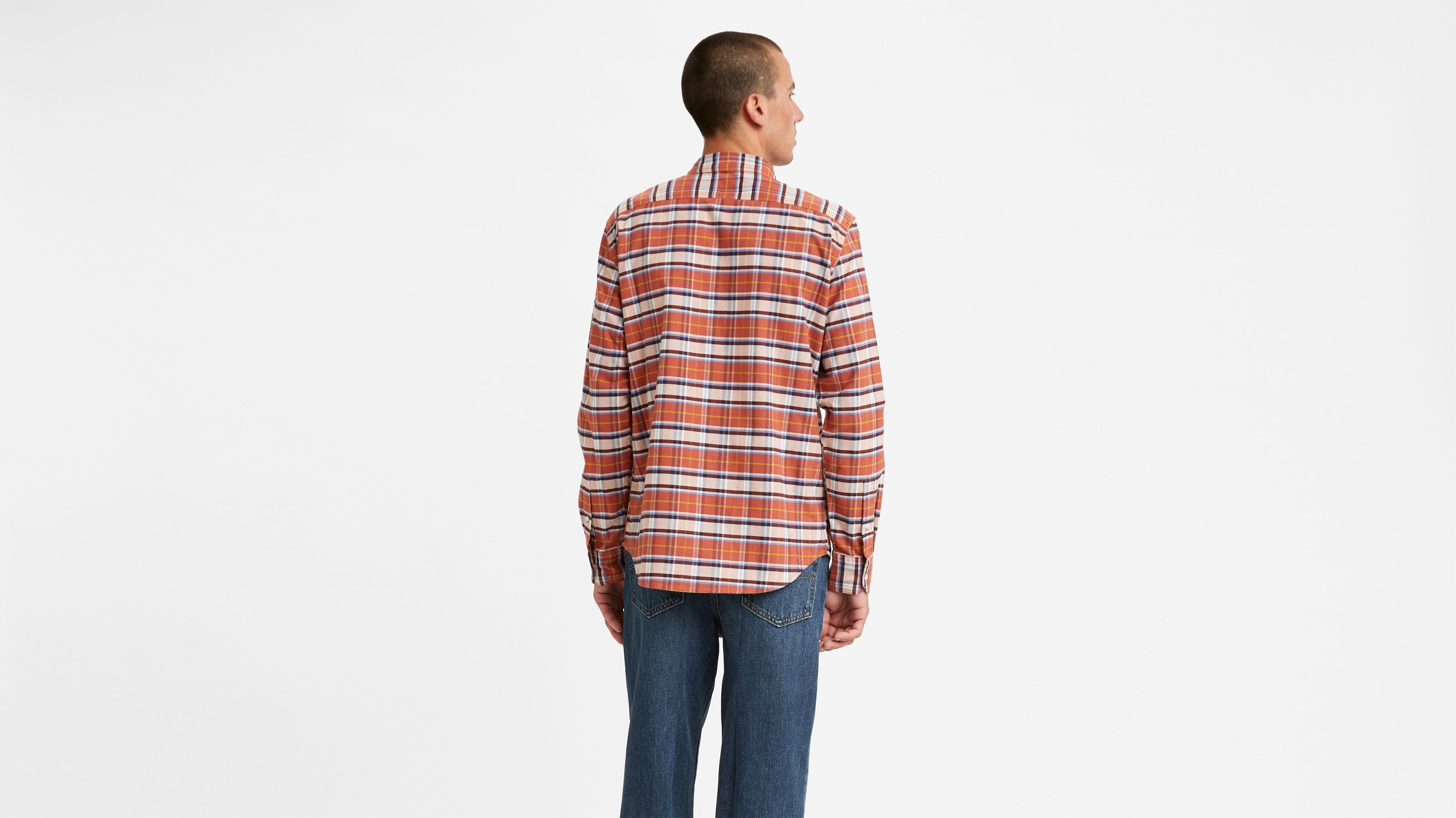 Sunset One Pocket Long Sleeve Button-up Shirt - White | Levi's® CA