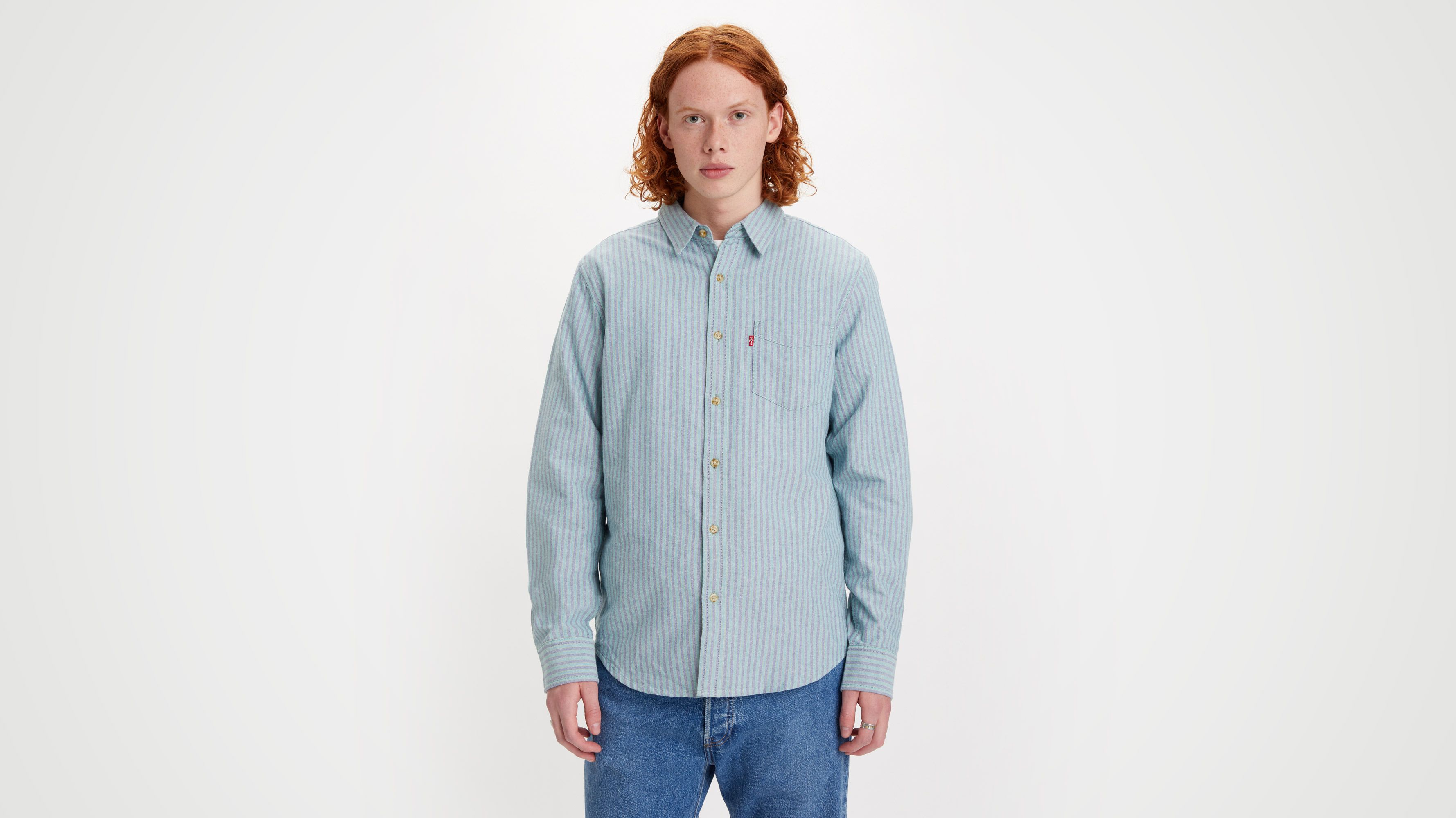 Sunset One Pocket Button-up Shirt - Blue | Levi's® US