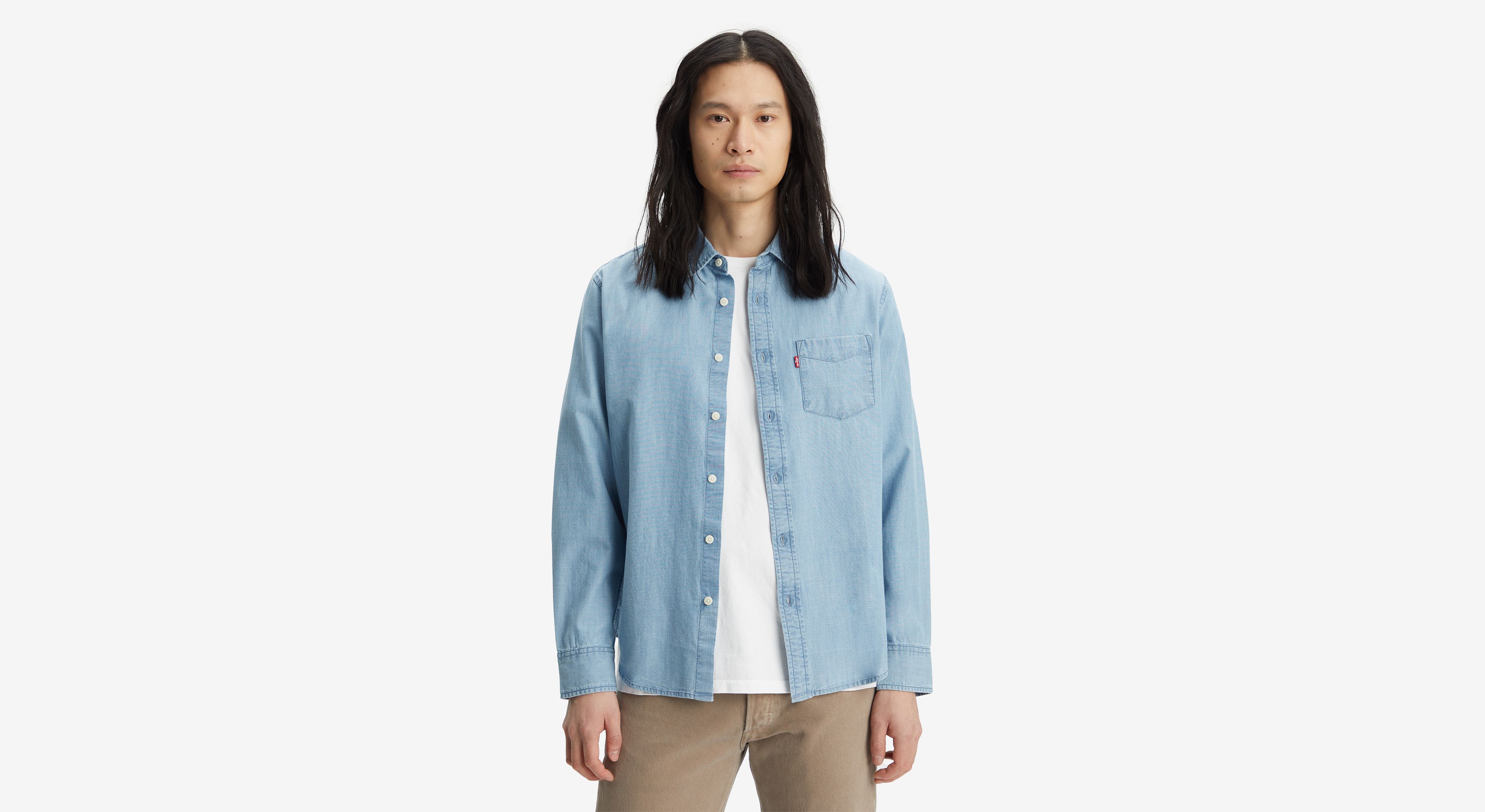 Sunset One Pocket Button-up Shirt - Blue | Levi's® US