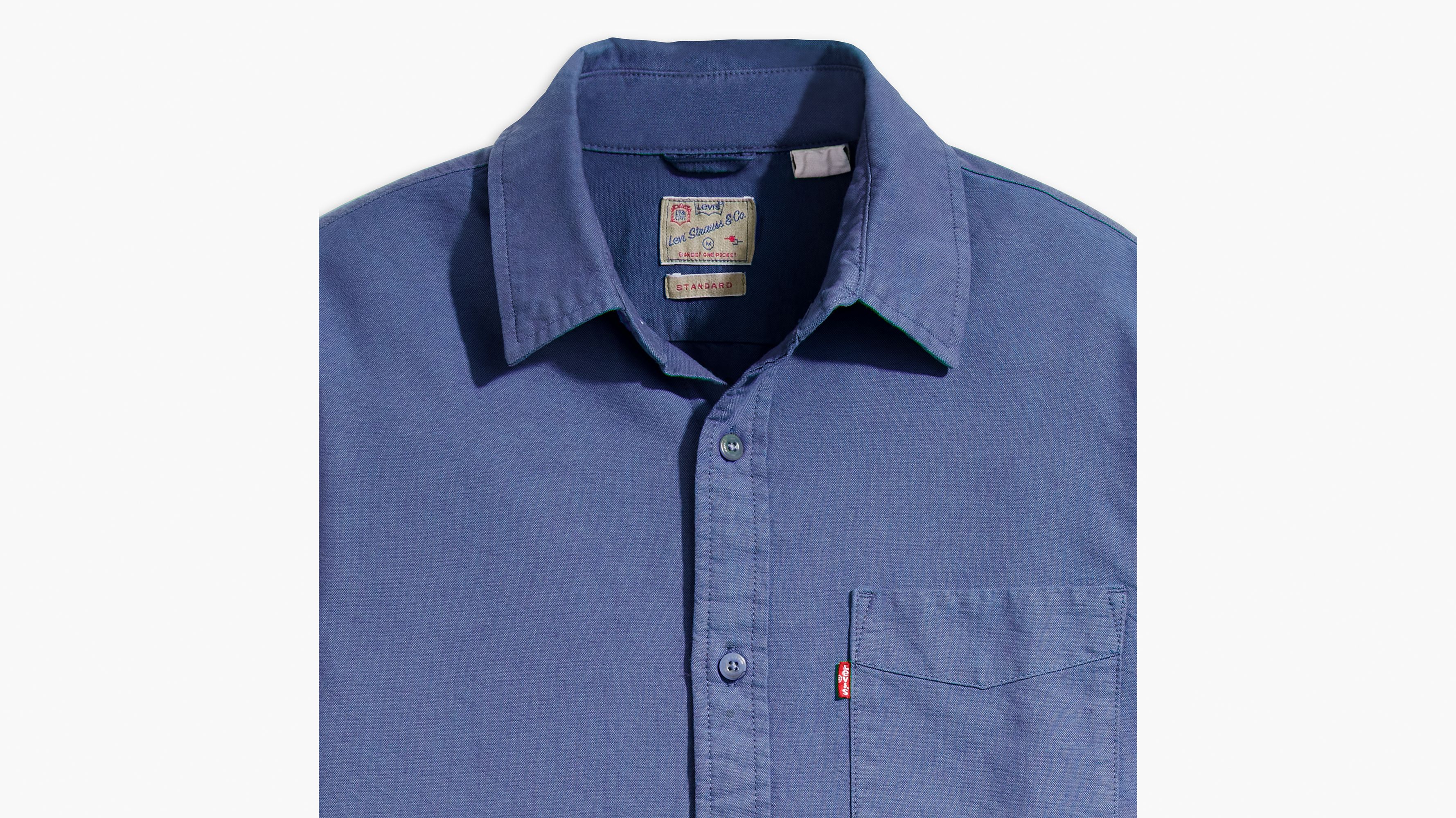 Sunset One Pocket Standard Fit Shirt - Blue | Levi's® US