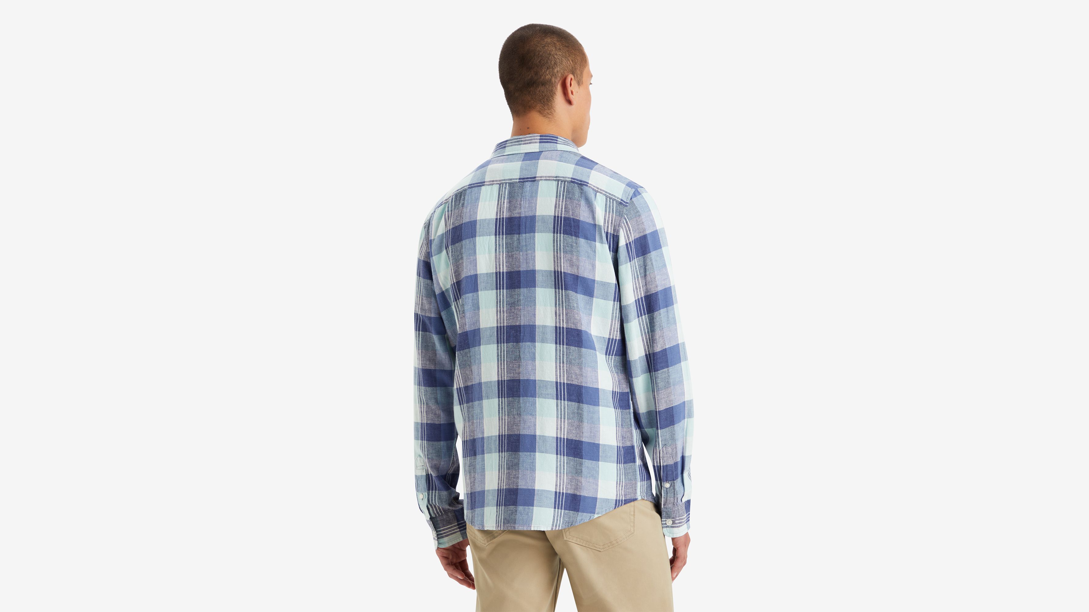 Sunset One Pocket Standard Fit Shirt - Blue | Levi's® US