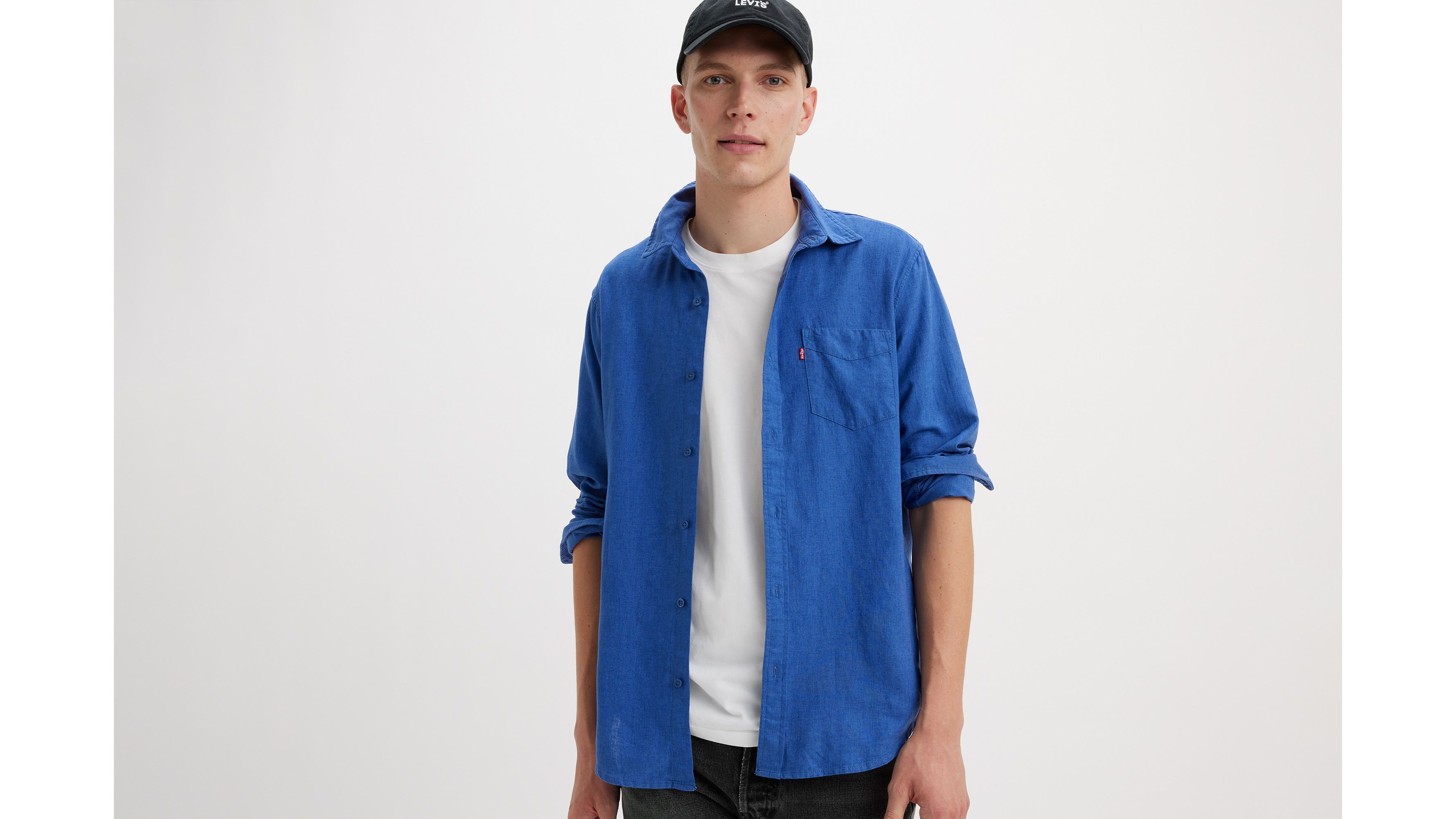 Sunset Pocket Standard Fit Shirt - Blue | Levi's® FI