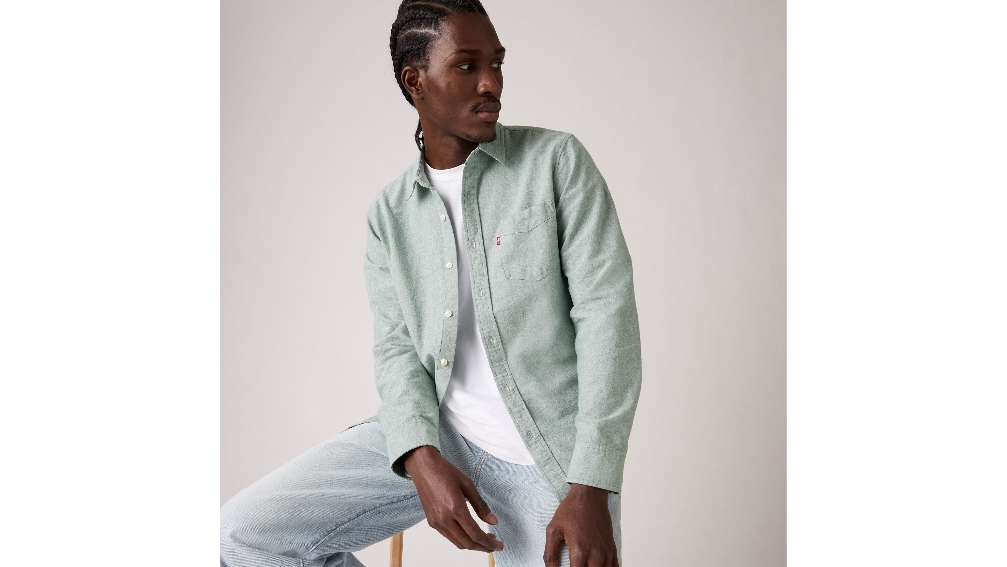 Classic One Pocket Standard Fit Shirt - Black | Levi's® US