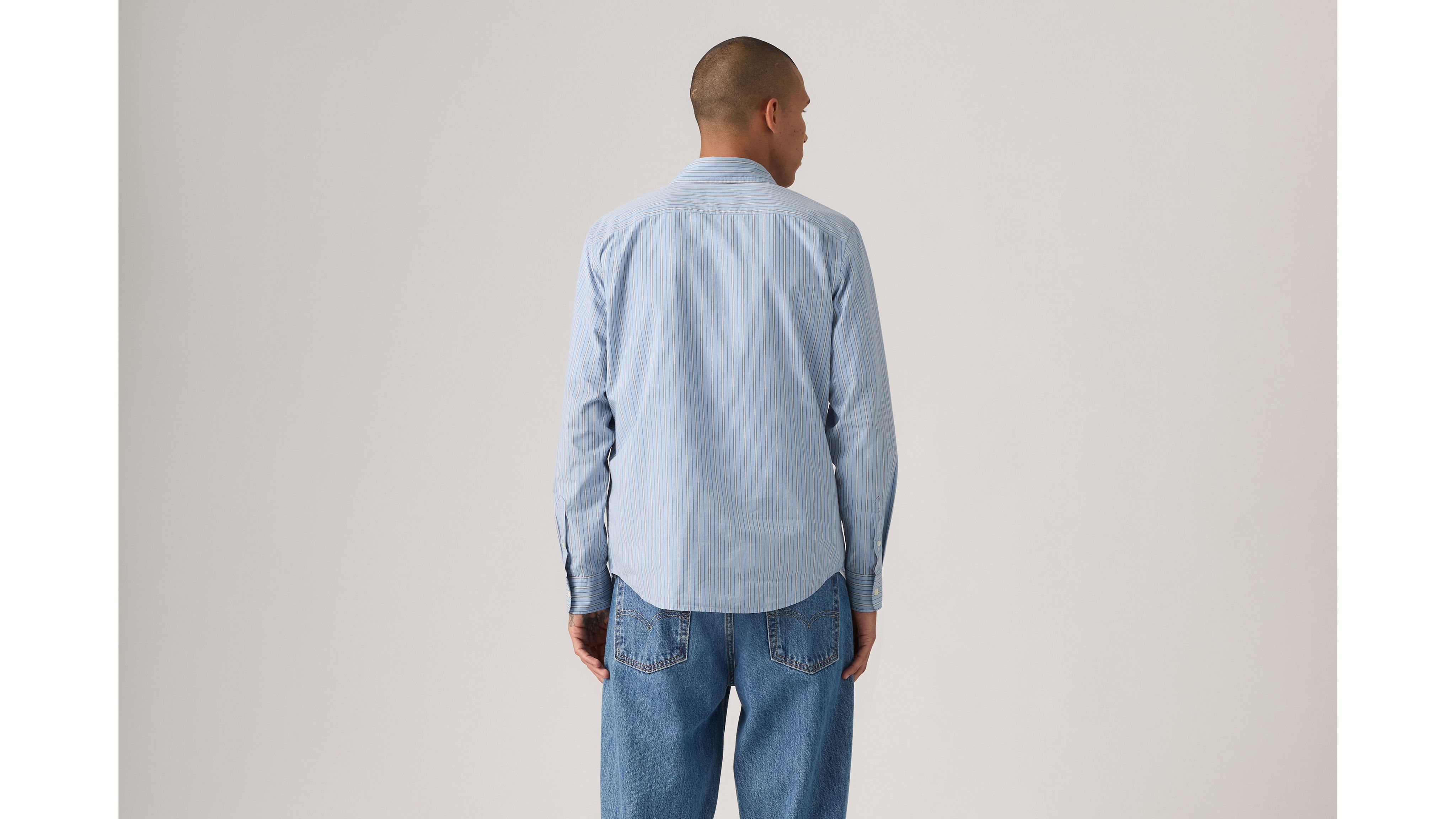 Sunset One Pocket Standard Fit Shirt - Blue | Levi's® US