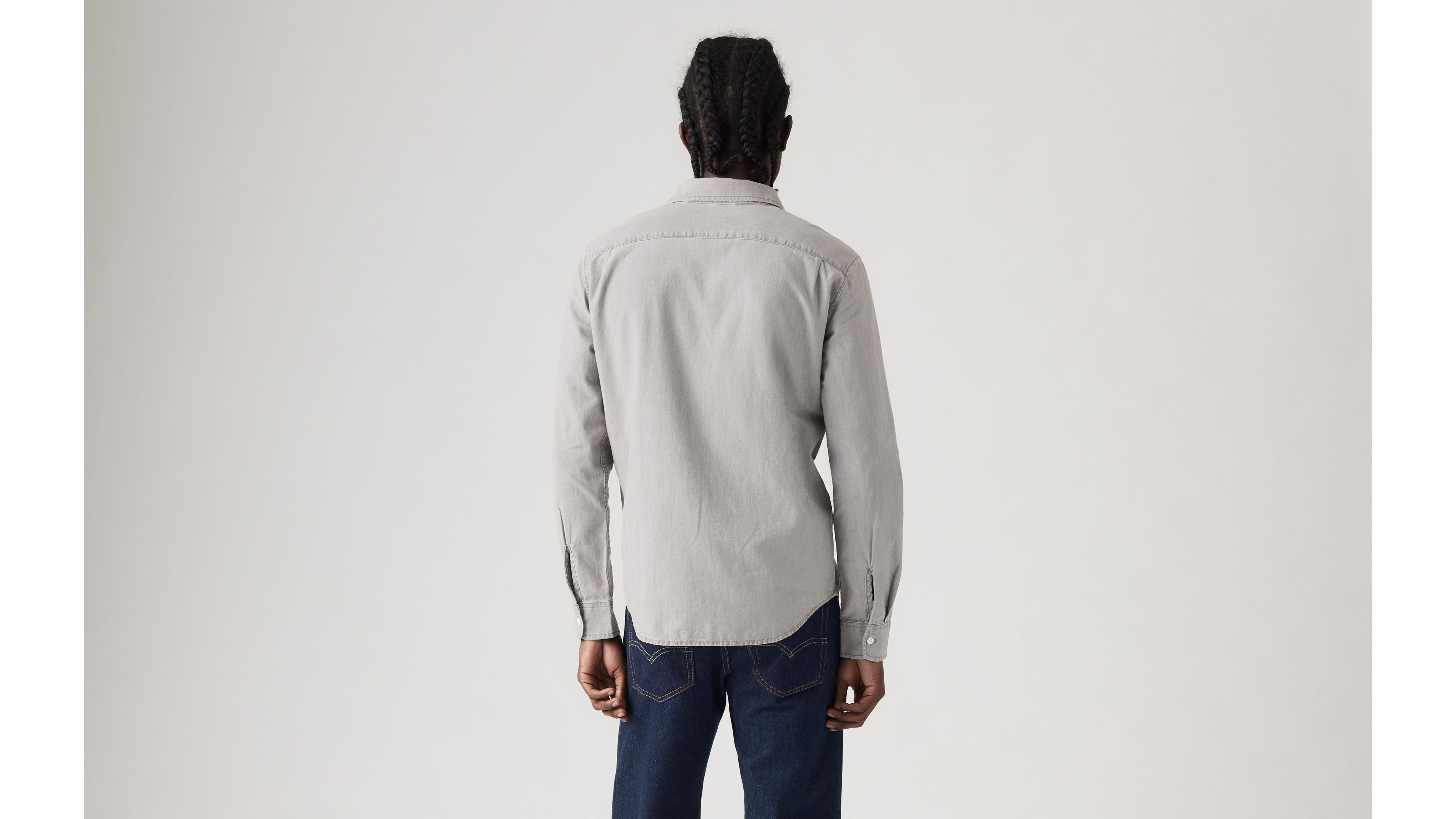 Classic One Pocket Standard Fit Shirt - Grey | Levi's® US