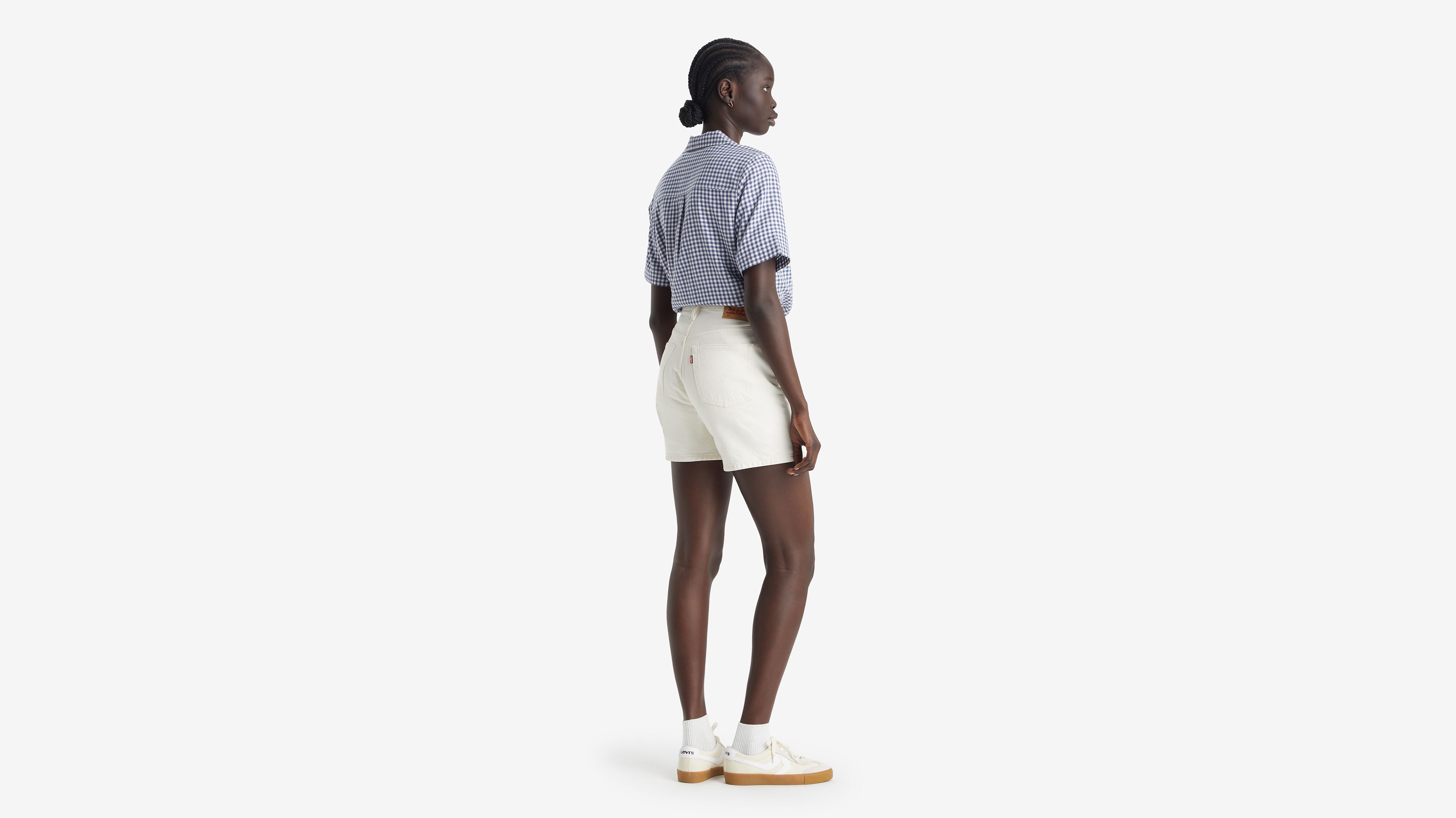 501® Mellemlange Shorts - Cream | Levi's® DK