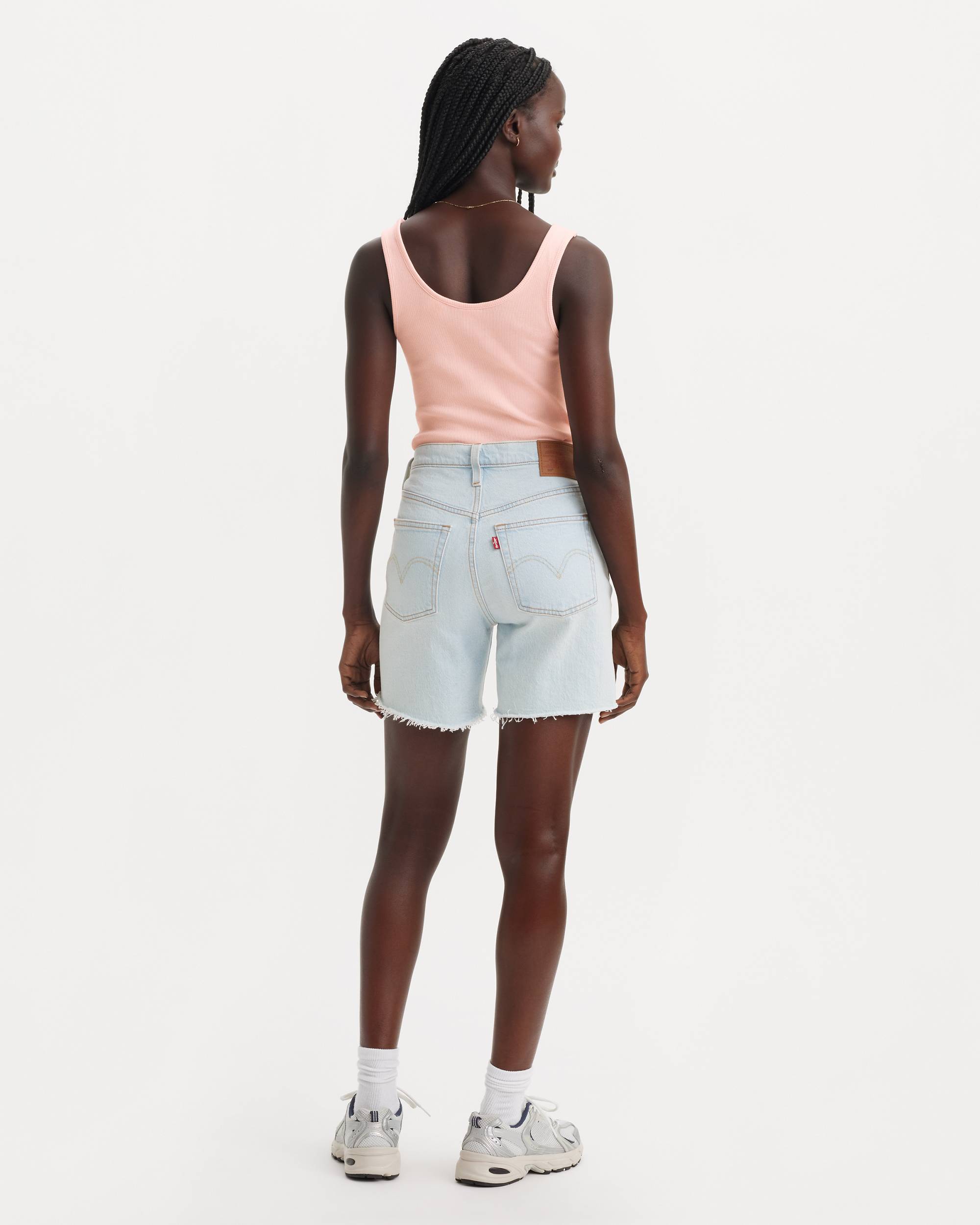 501® Mid Thigh Women's Shorts - Light Wash | Levi's® US 501® Mid Thigh Women's Shorts - Light Wash | Levi's® US
