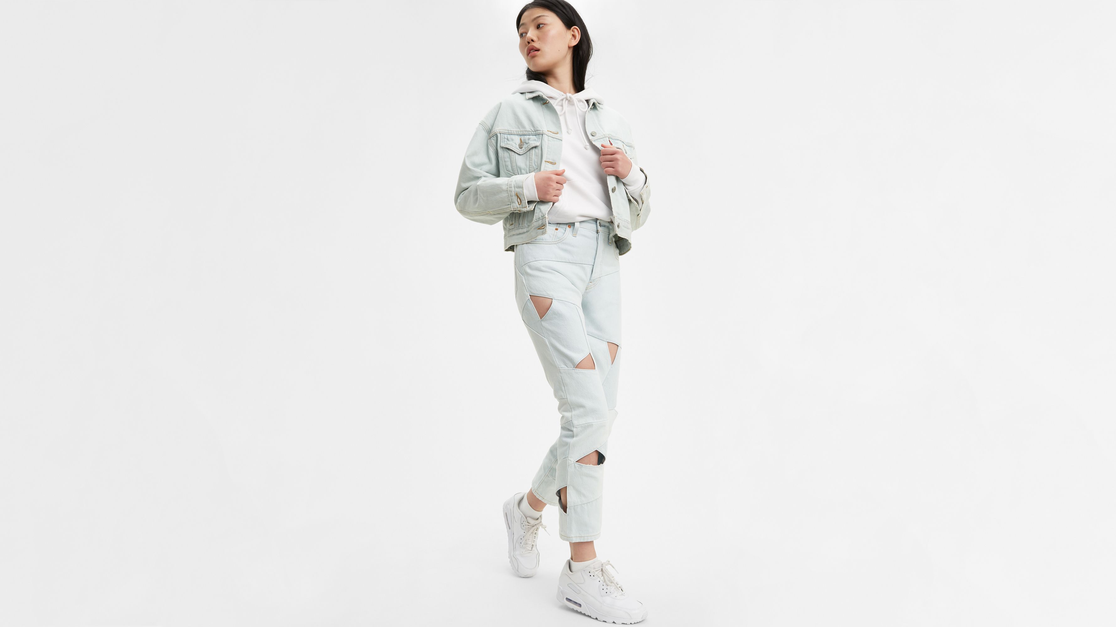 501® Original Pieced Denim Cropped Women's Jeans - Light Wash | Levi's® US