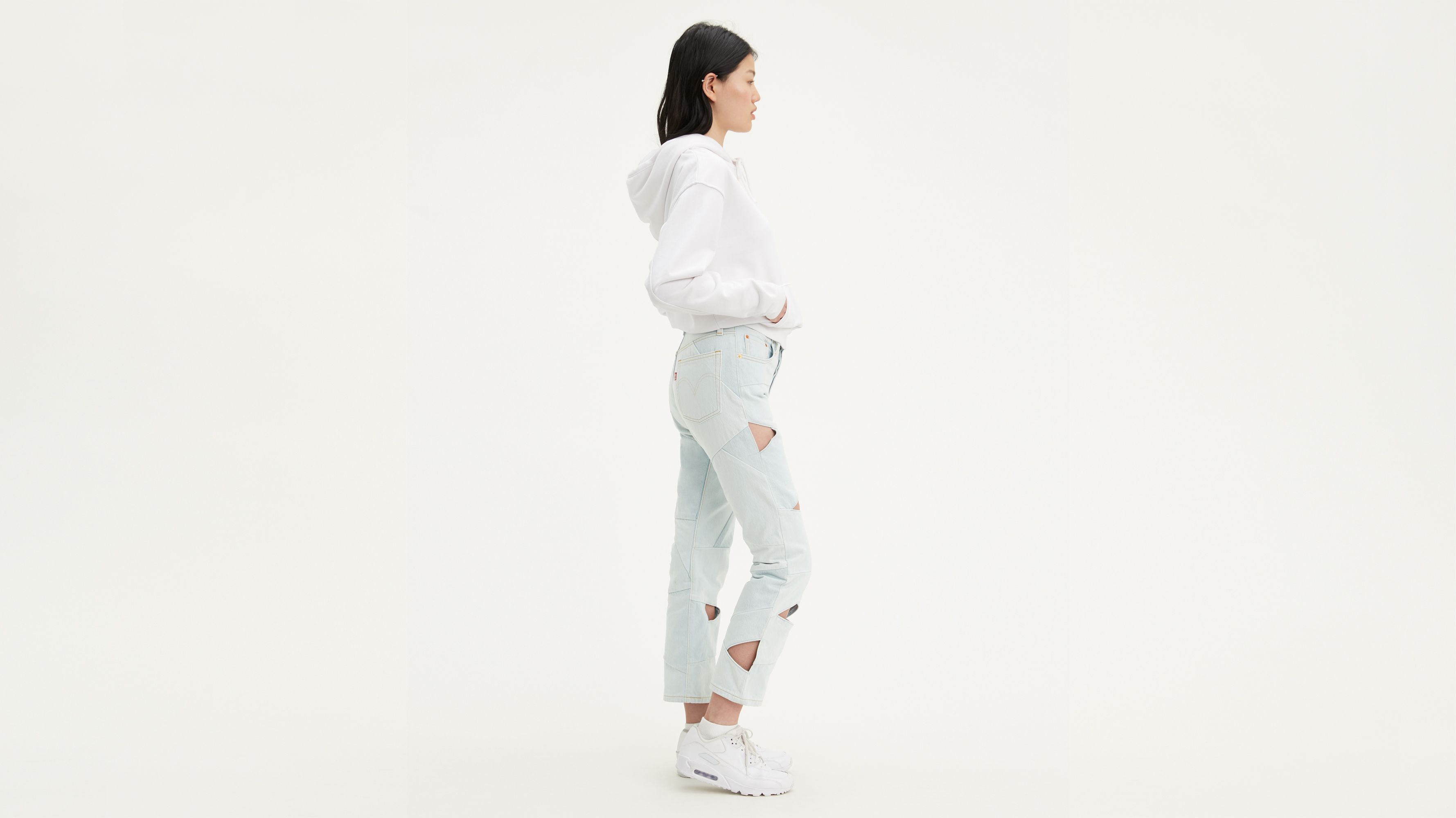 501® Original Pieced Denim Cropped Women's Jeans - Light Wash | Levi's® US