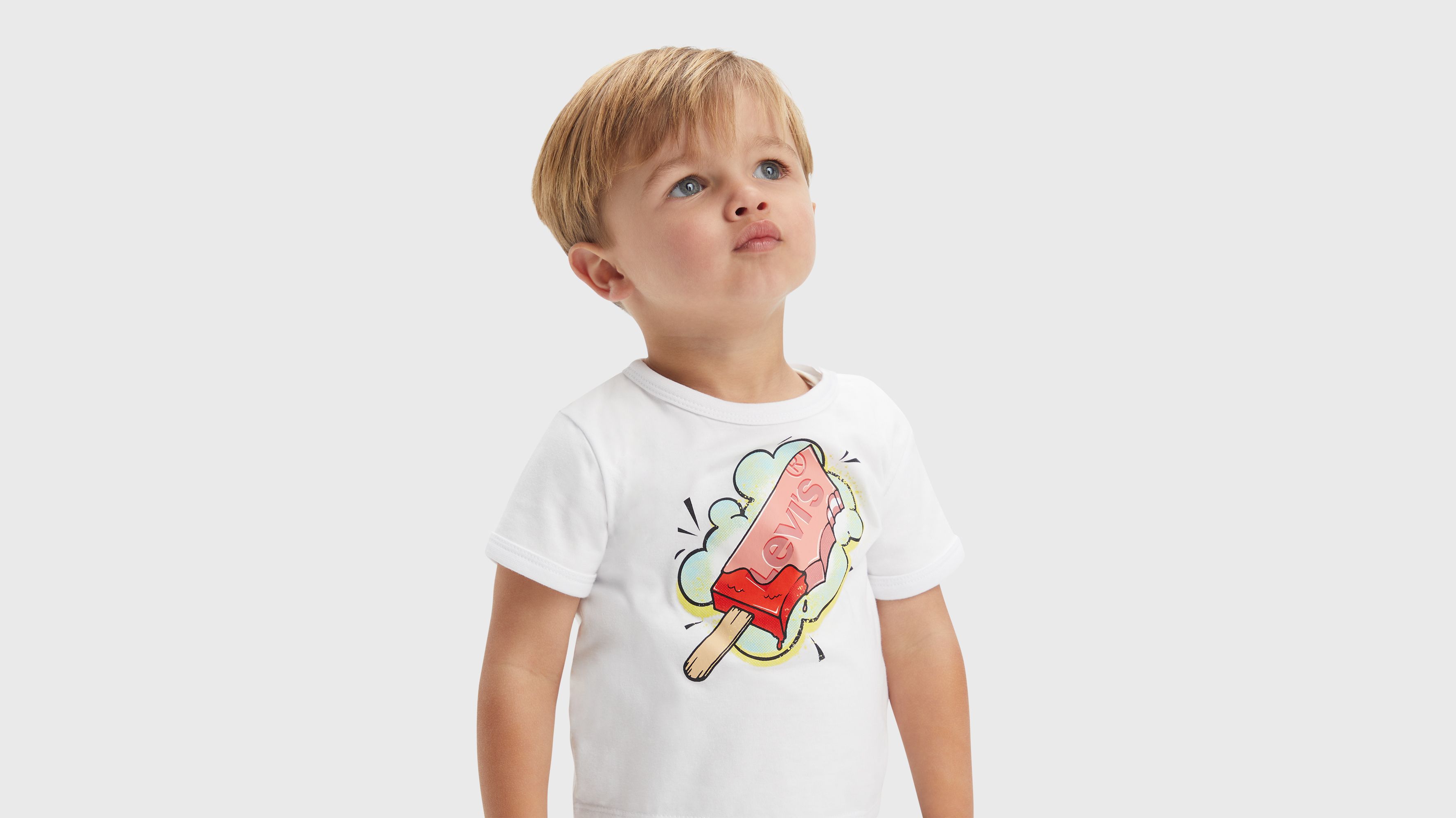 Baby Popsicle Shorts Set - White | Levi's® GB