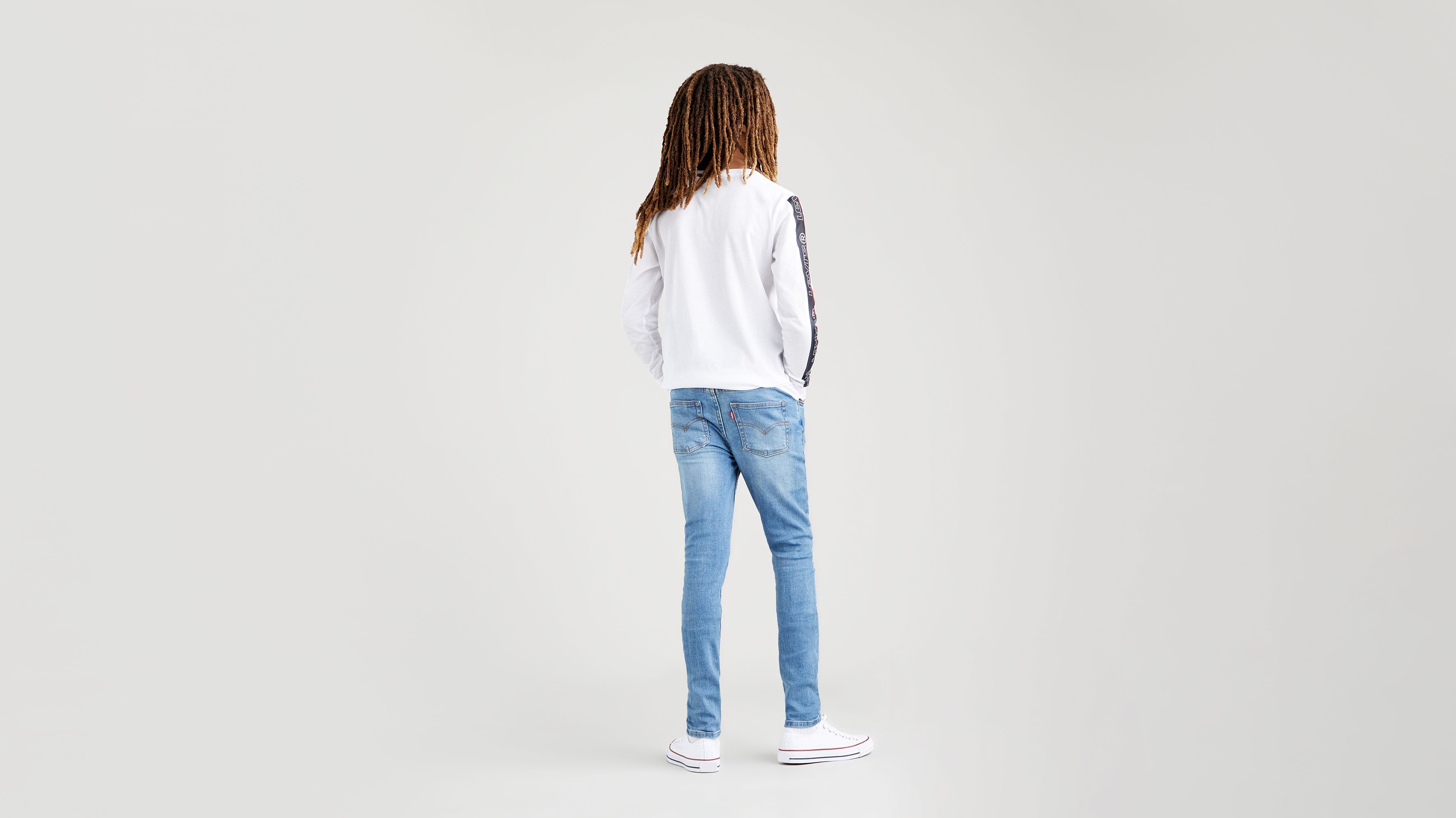 Jean De Corte Cónico Estrecho Para Adolescentes - Azul | Levi's® ES