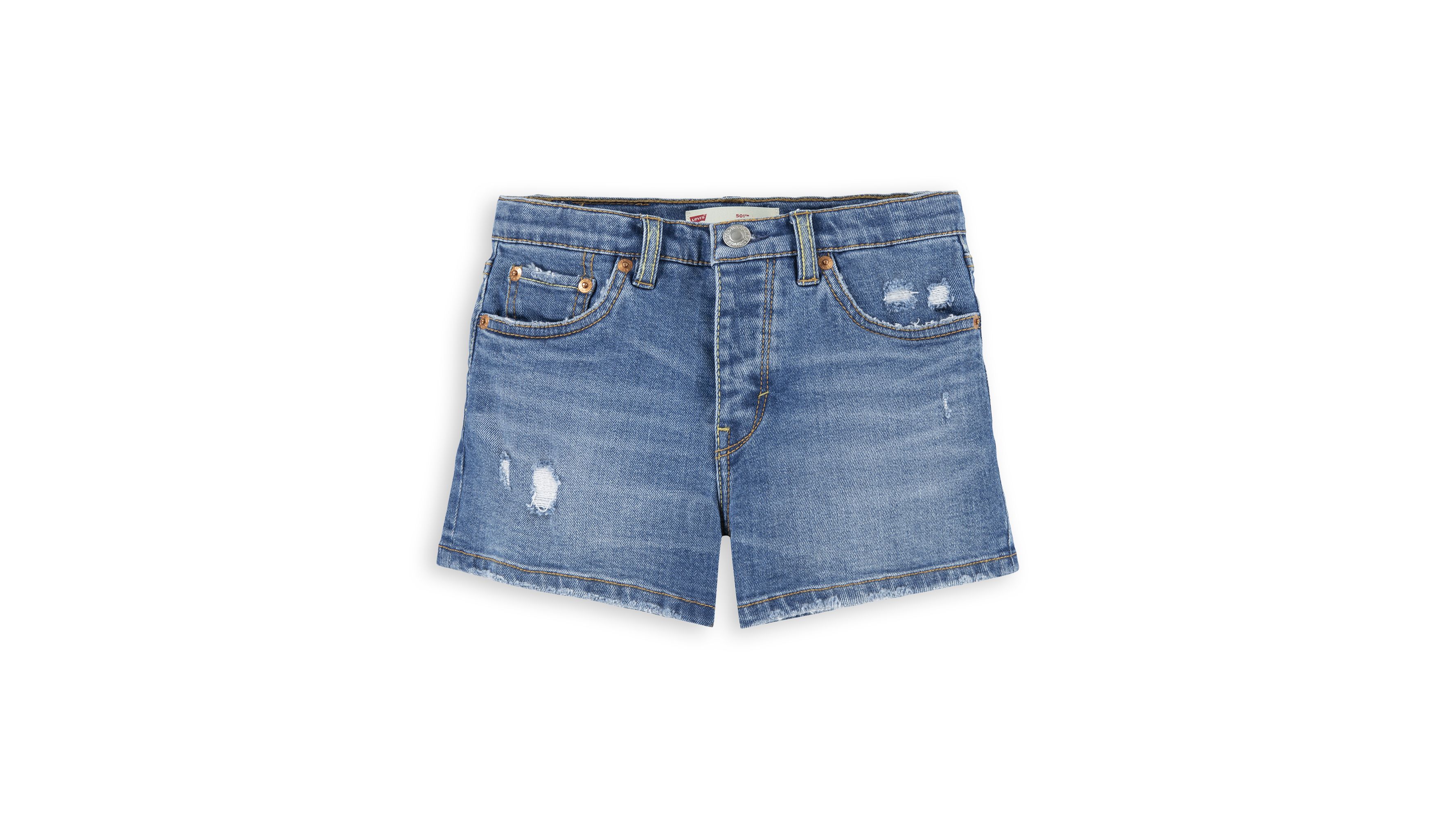 Teenager 501® Original Fit Shorty Shorts - Blue | Levi's® ES