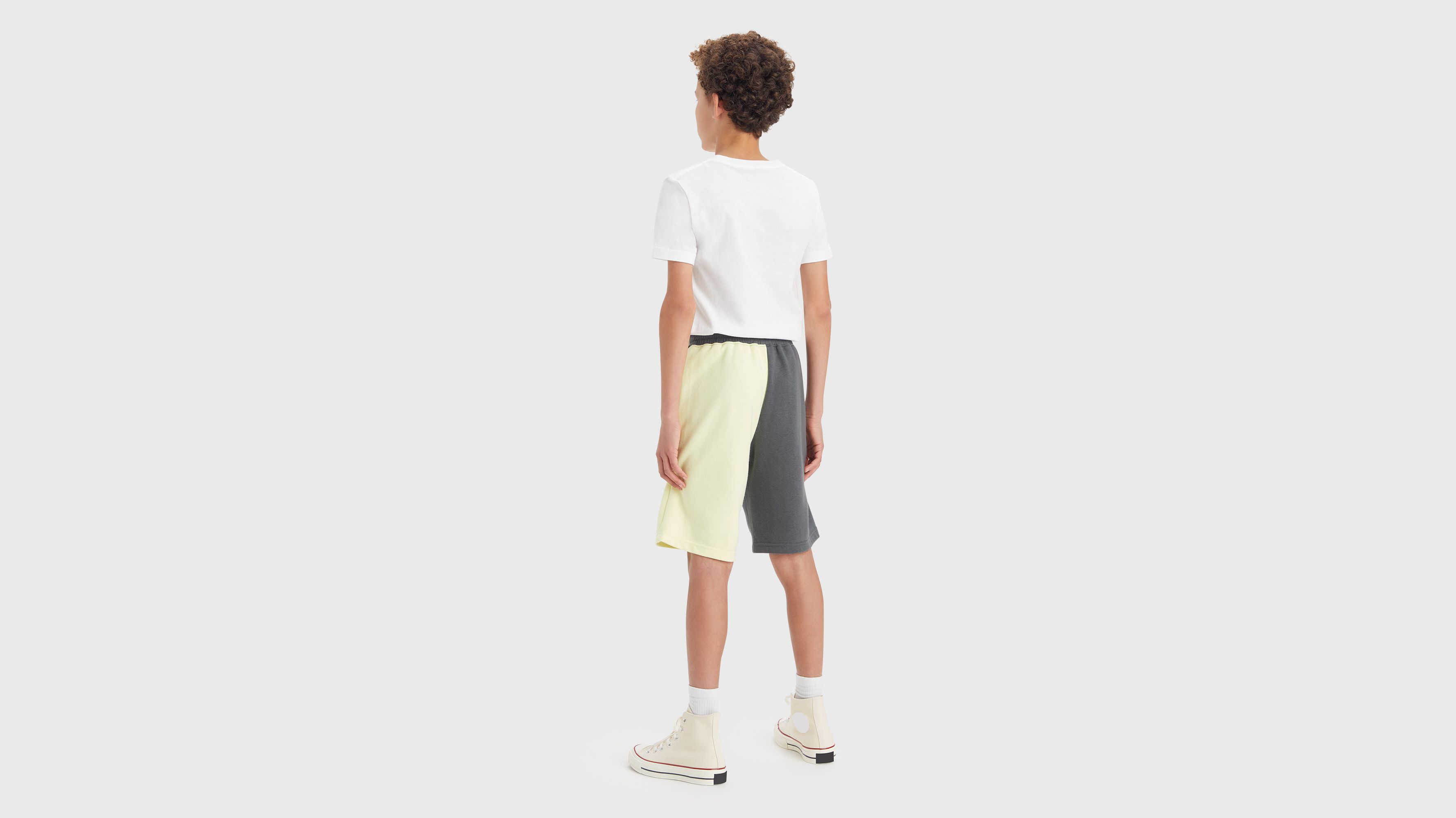 Teenager Colorblocked Jogger Shorts - Grey | Levi's® GB