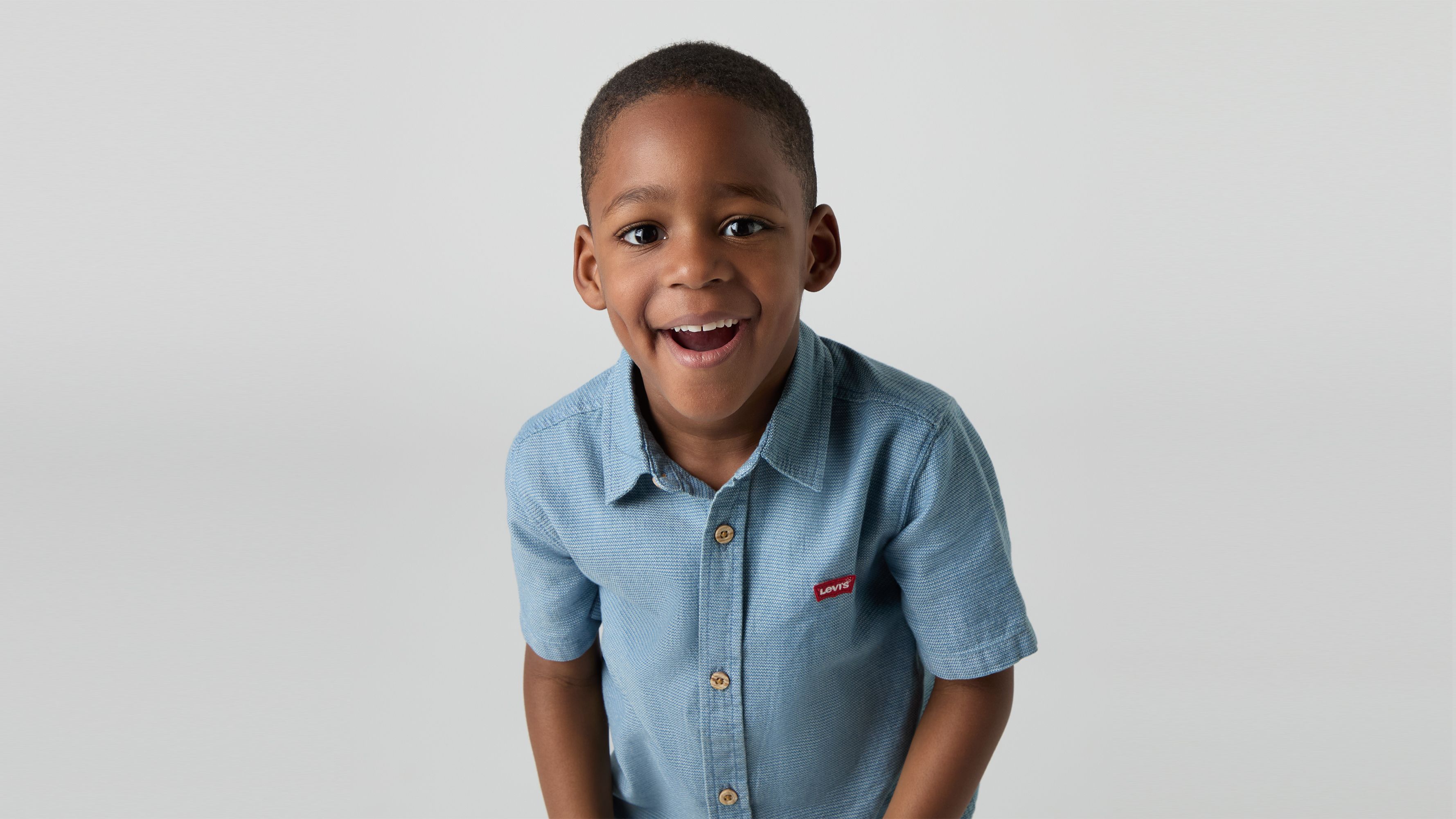 Kids Woven Shirt - Blue | Levi's® GB