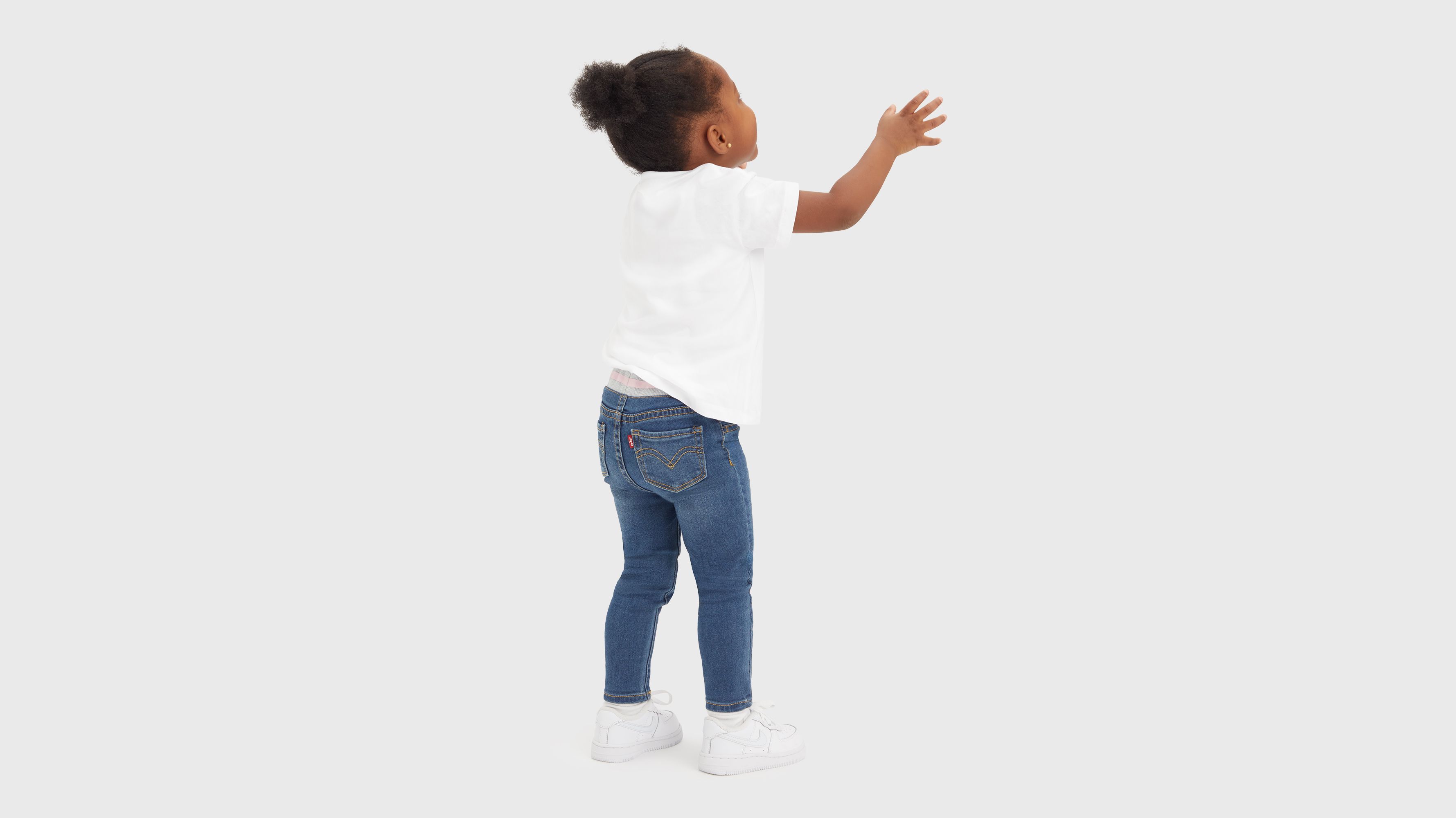 Baby Pull On Skinny Jeans - Pink | Levi's® GB