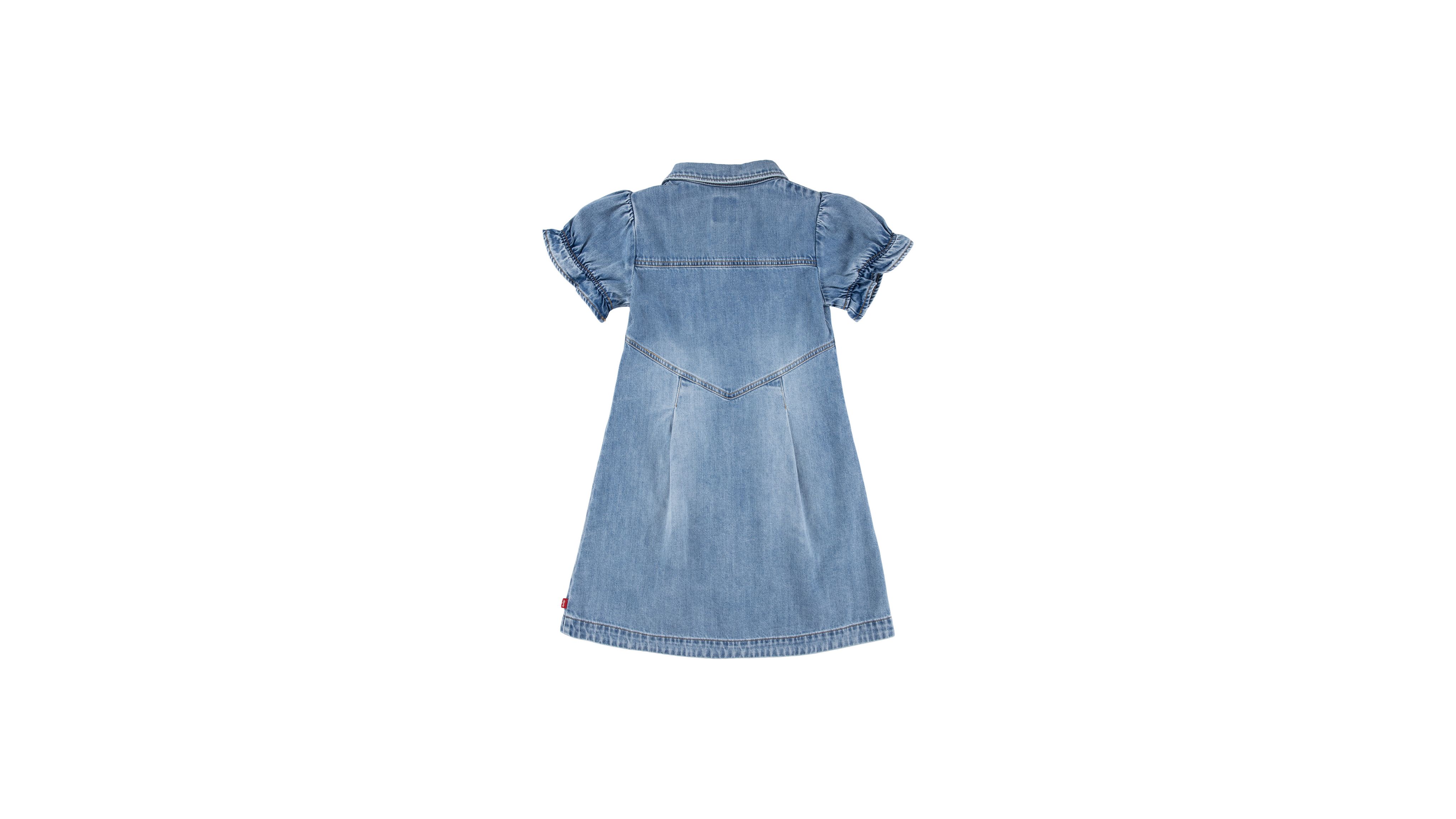 Kids Short Sleeve Western Button Up Dress - Blue | Levi's® GB