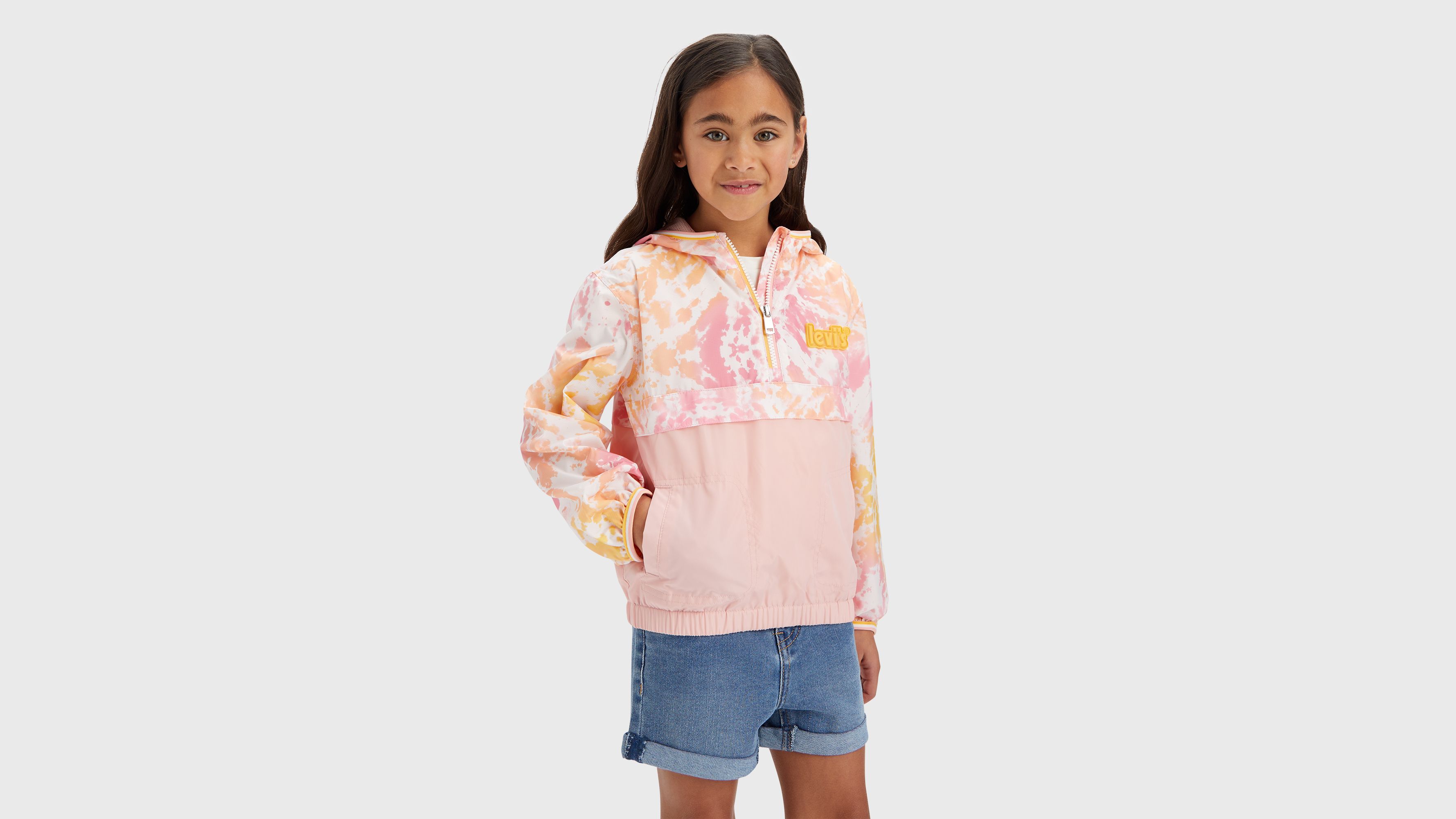 Kids Colorblocked Anorak - Pink | Levi's® IT