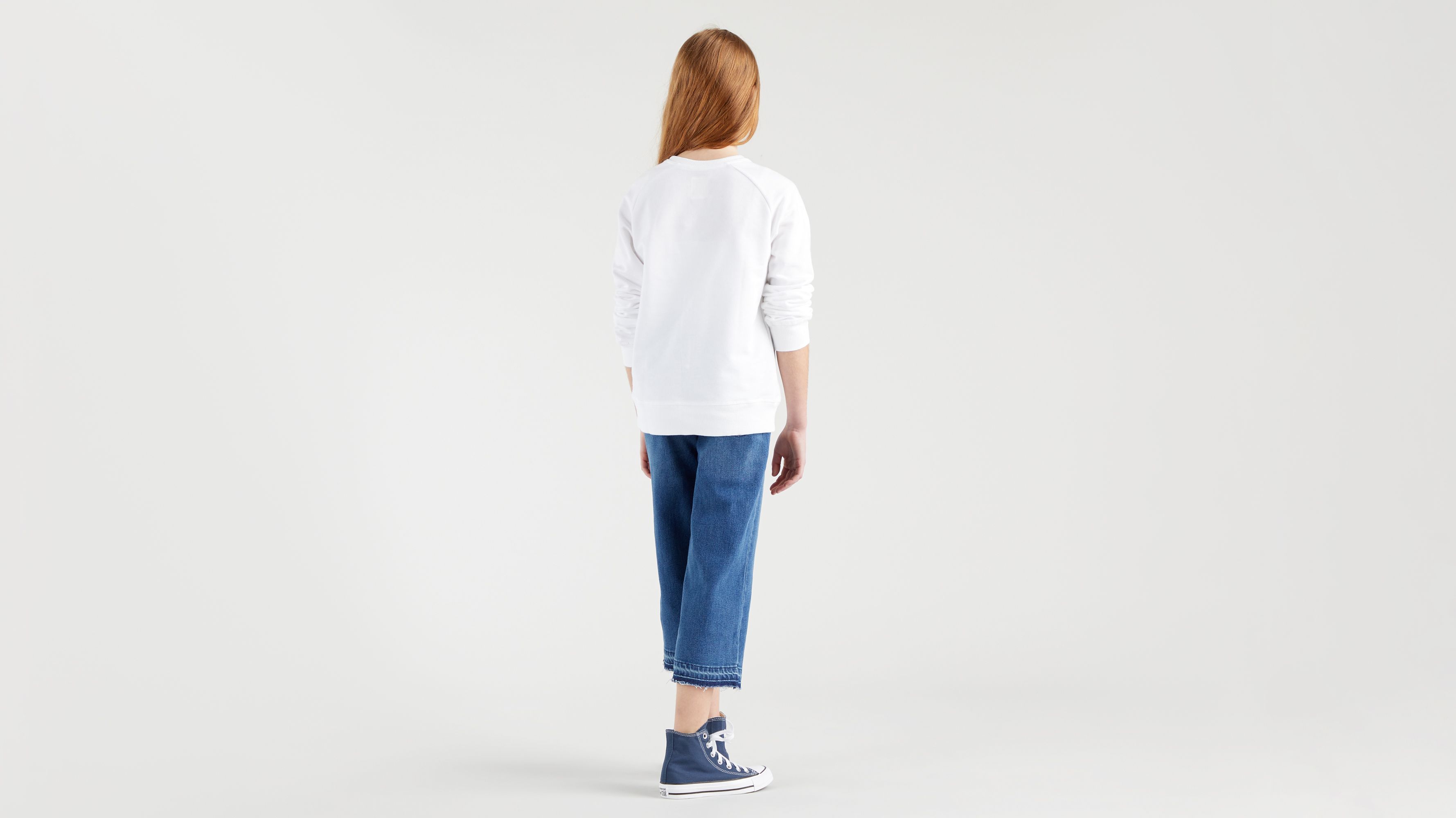 Teenager Key Logo Crew - White | Levi's® GB