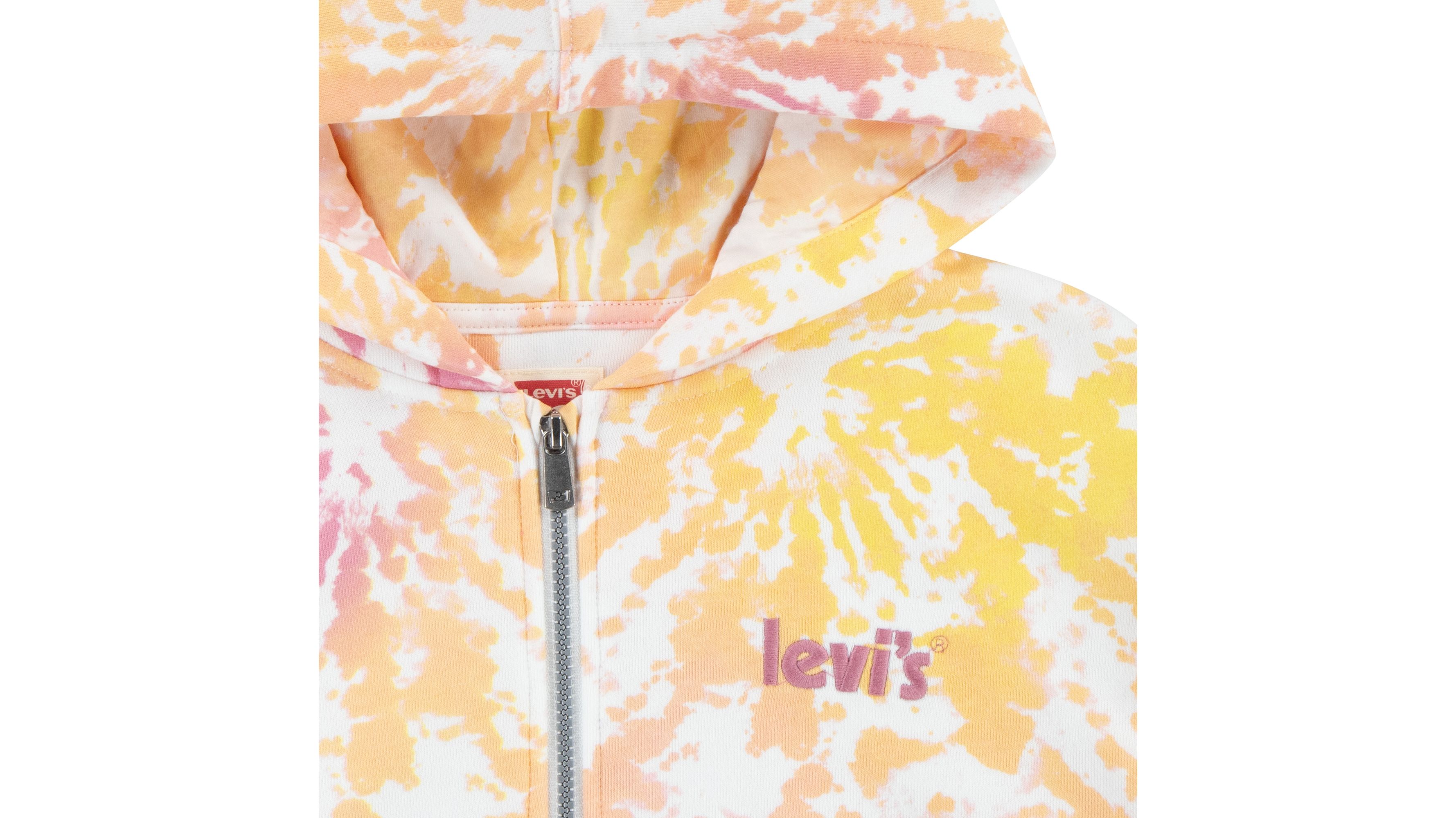 Sudadera Con Capucha Y Cremallera Completa Extragrande - Blanco | Levi ...