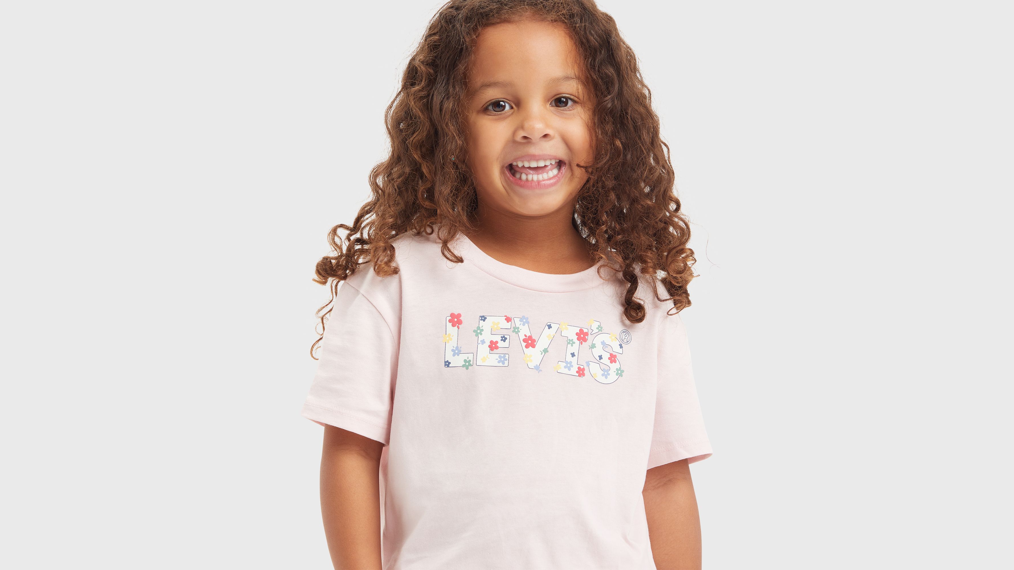 Kids Meet And Greet Floral Top - Pink | Levi's® GB