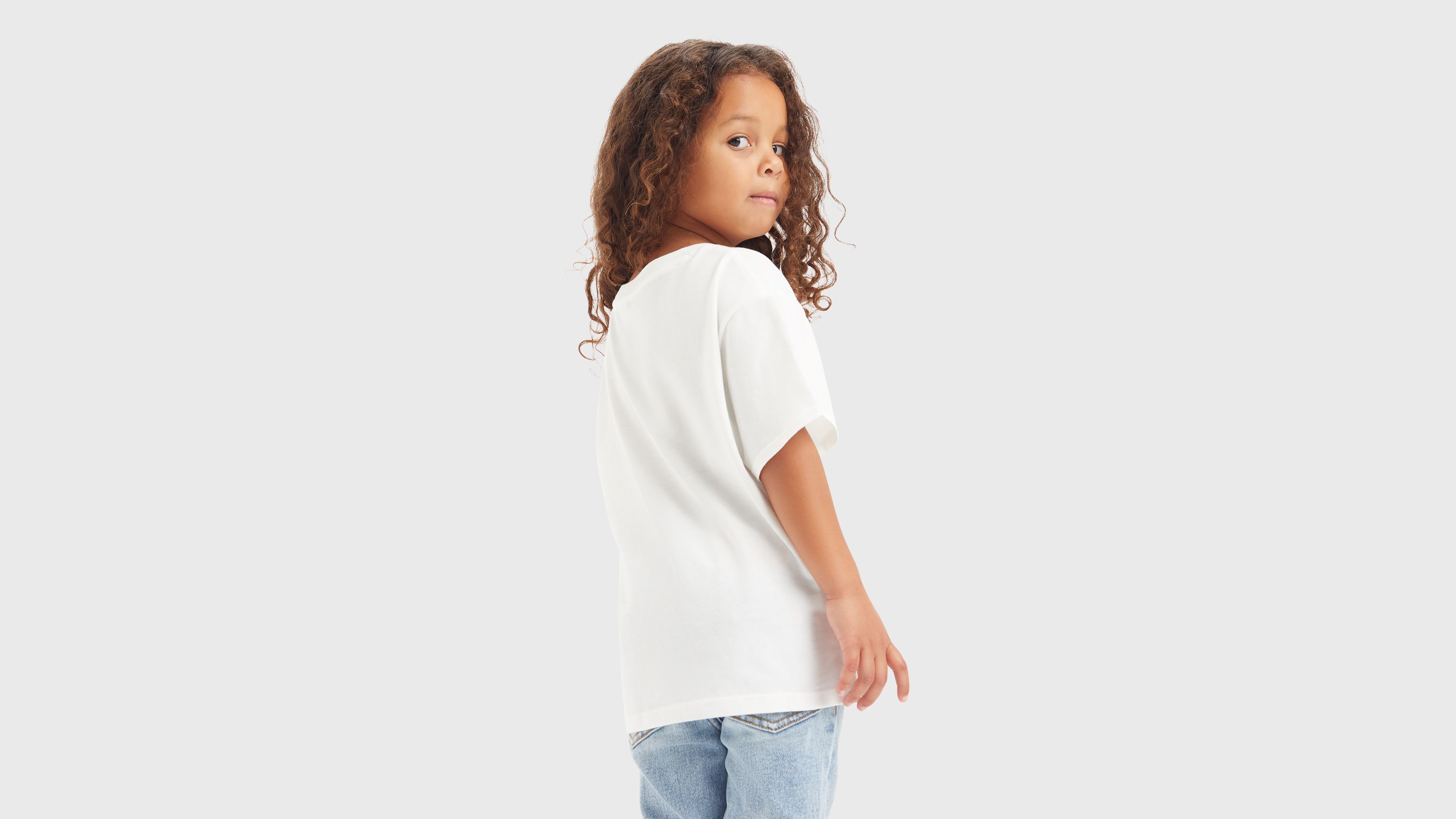 Kids Earth Oversized Tee - White | Levi's® GB