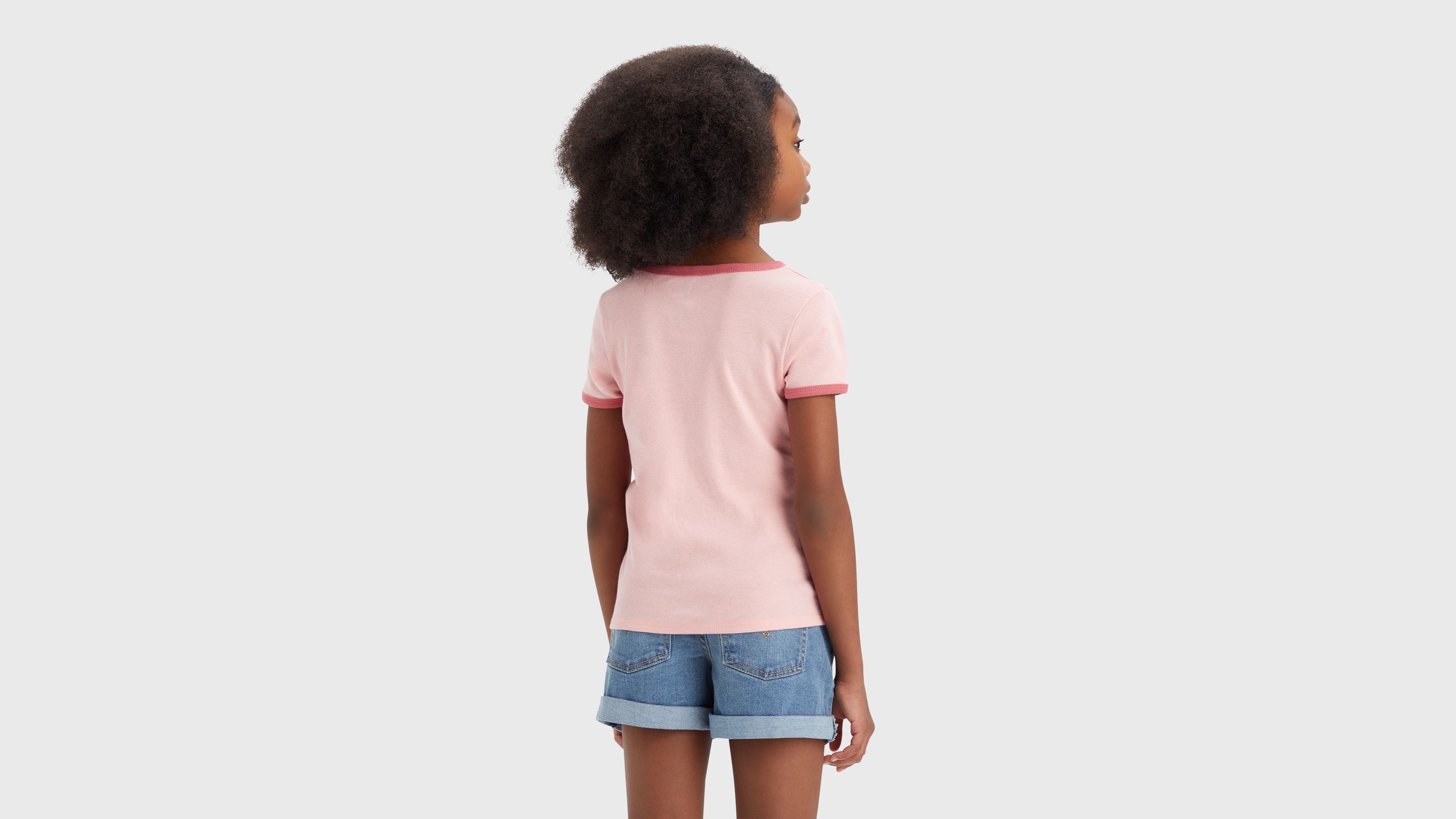 Teenager Meet And Greet Ribbed Ringer Top - Pink | Levi's® GB