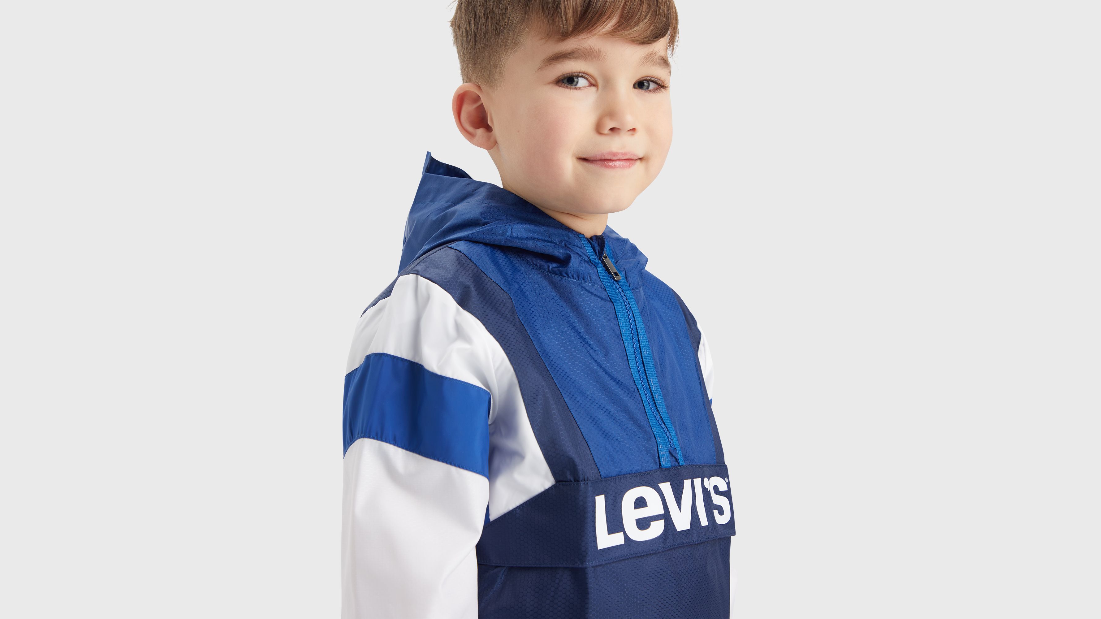 Kids Colorblocked Anorak - Blue | Levi's® GB