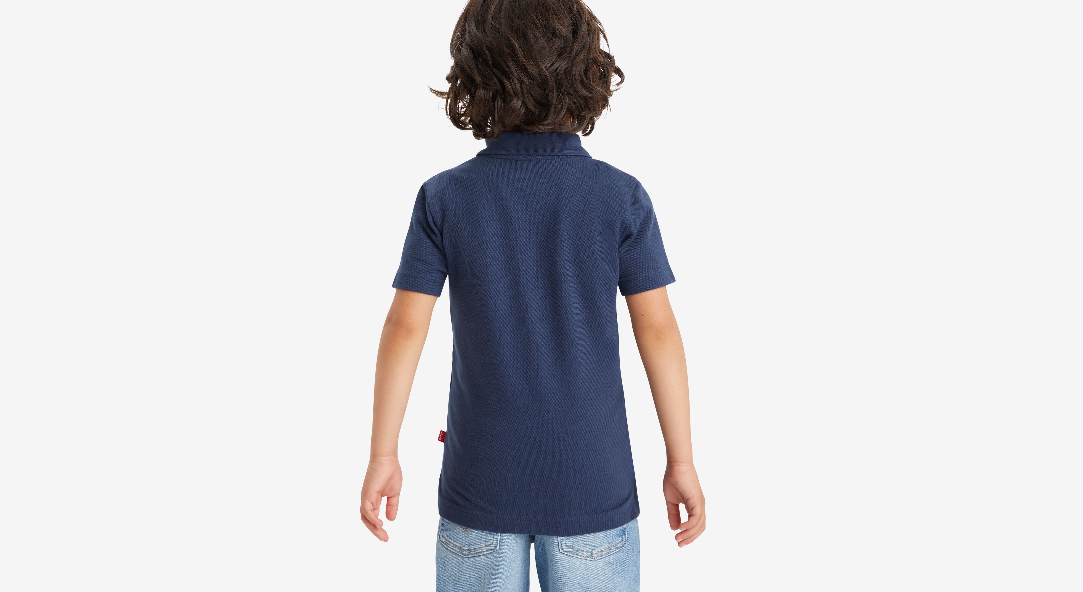 Kids Batwing Polo Tee - Blue | Levi's® GB