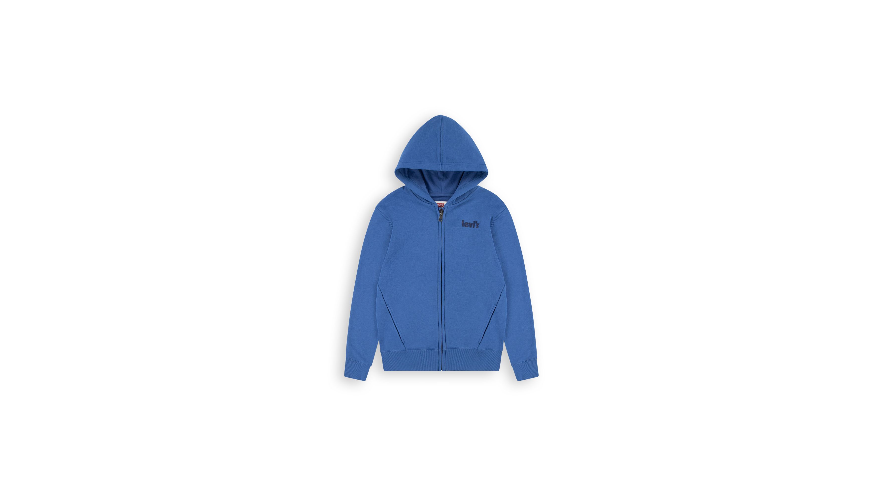Logo Hoodie Met Ritssluiting - Blauw | Levi's® BE