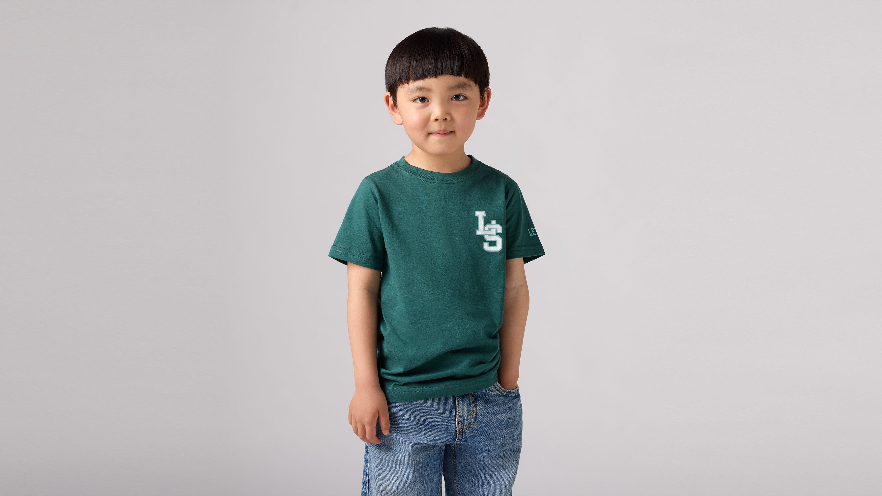 Teenager Monogram Tee - Green | Levi's® FI