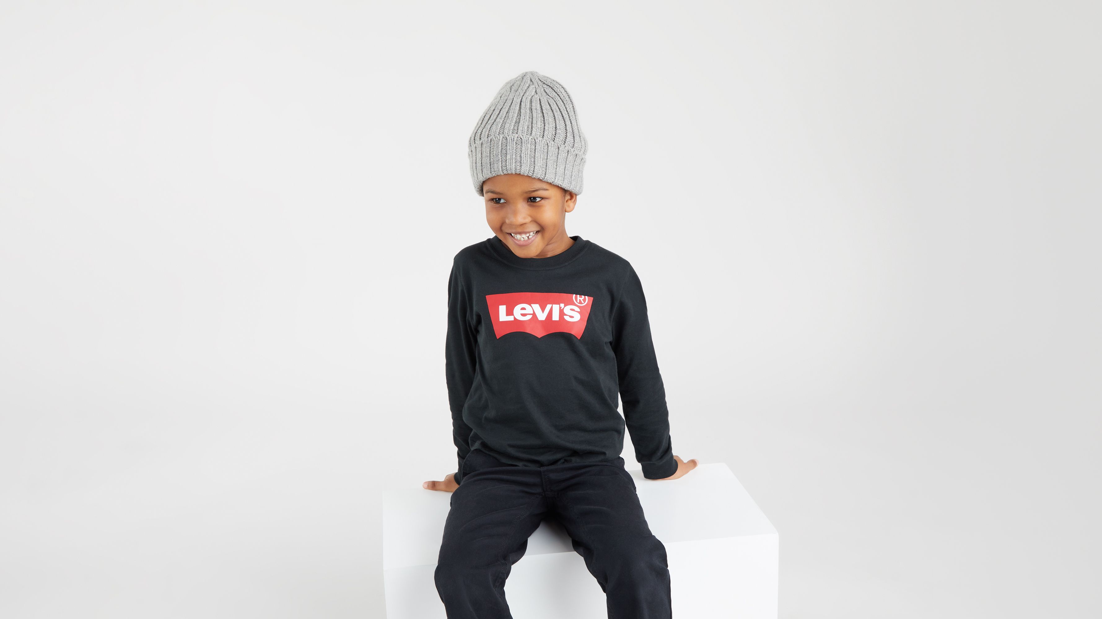 T-shirt Con Logo Batwing Bambini - Nero | Levi's® IT