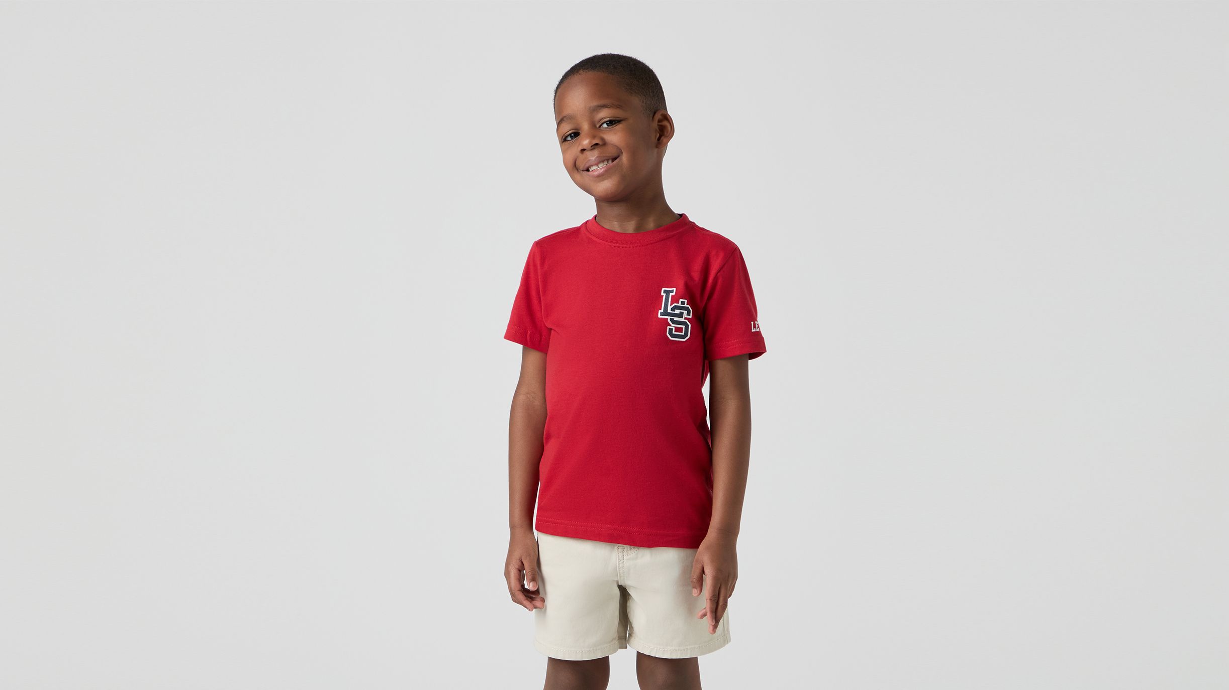 Camiseta Monogram Infantil - Rojo | Levi's® ES