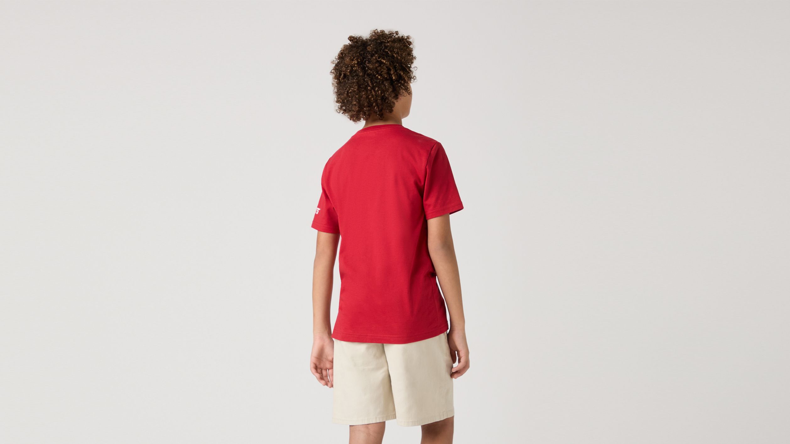 Teenager Monogram Tee - Rød | Levi's® DK