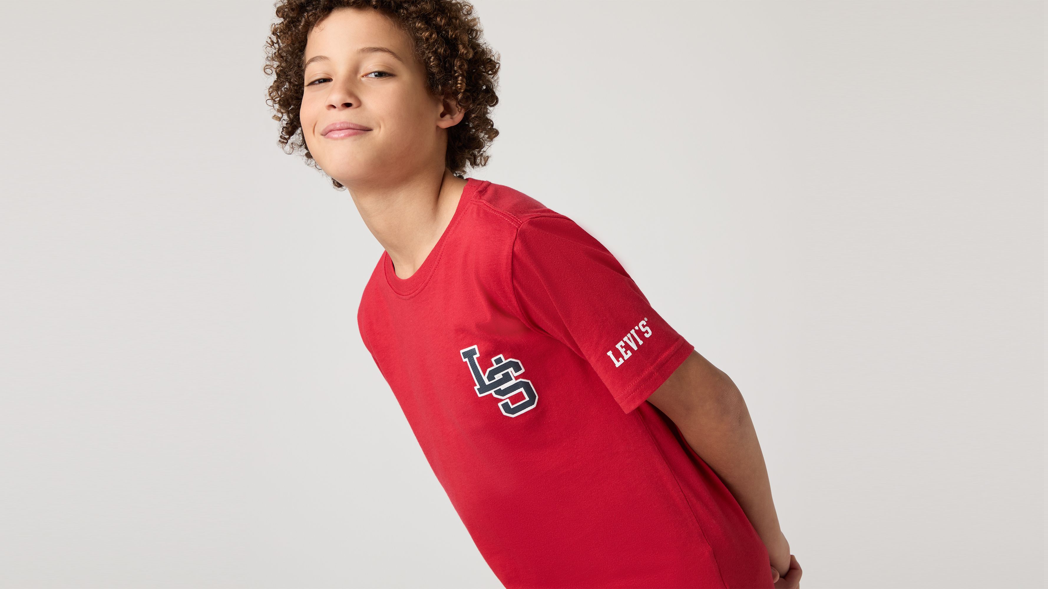 Teenager Monogram Tee - Red | Levi's® GB