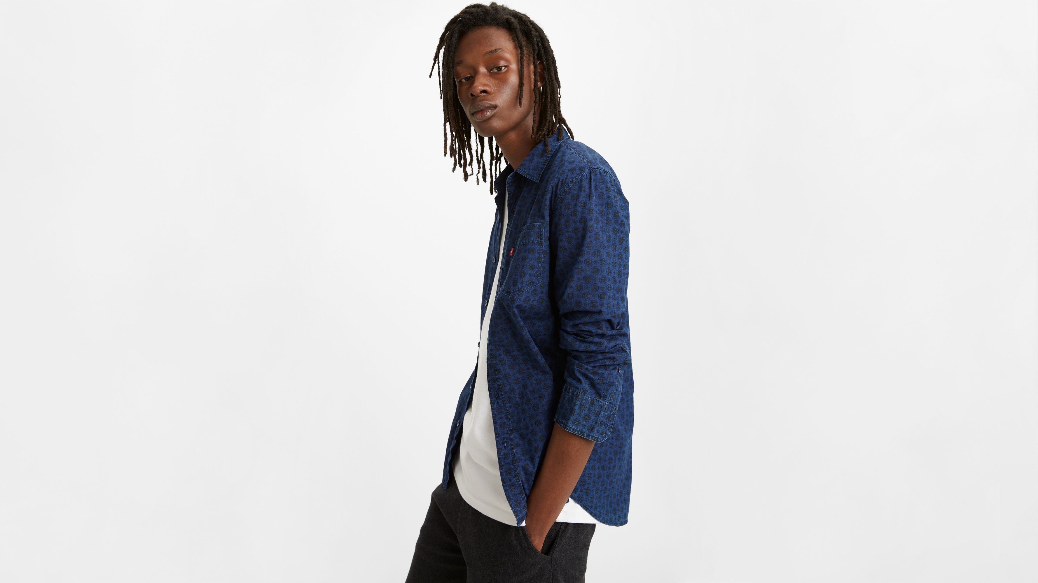 Slim Sunset One Pocket Shirt - Blue | Levi's® US