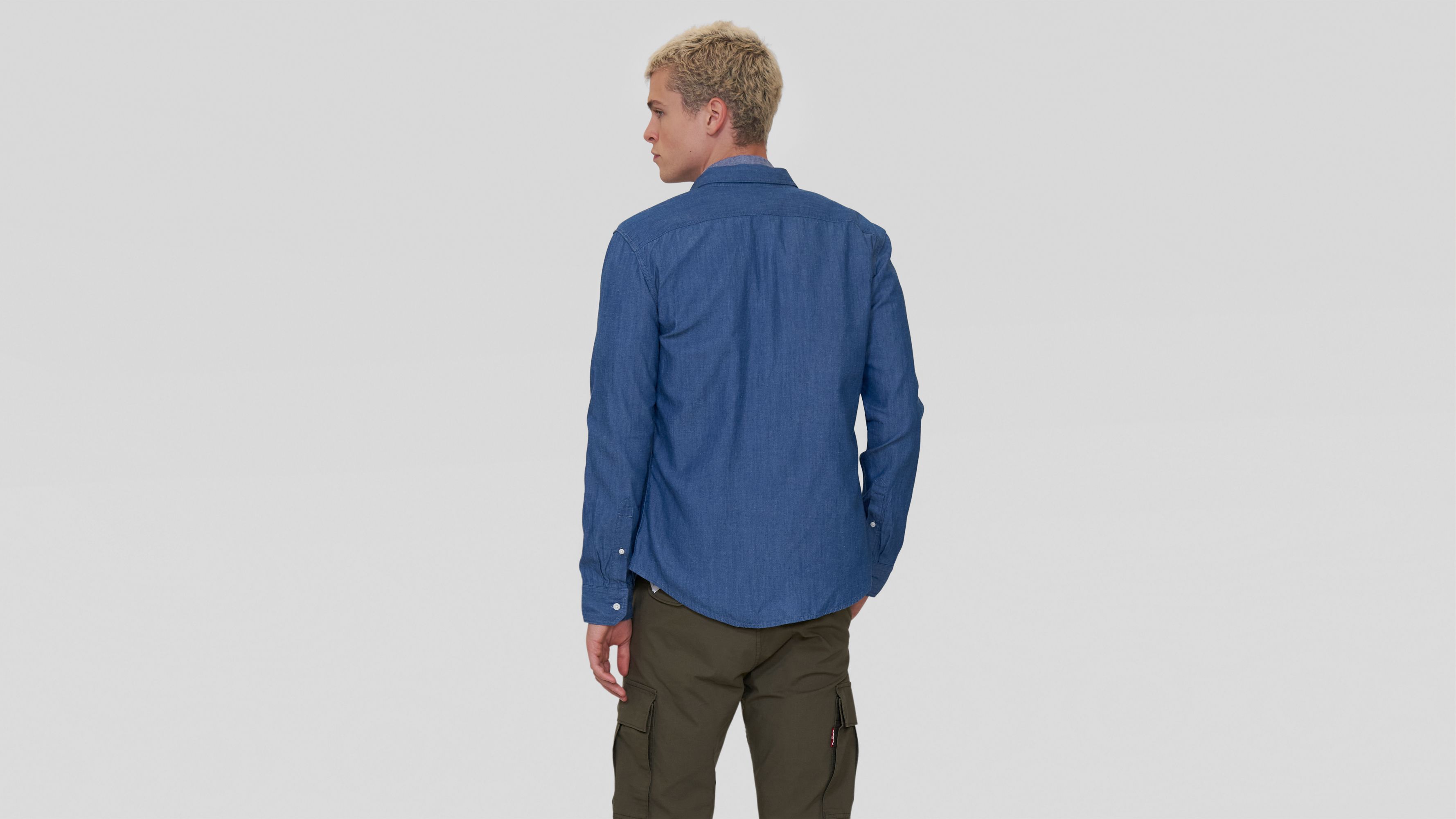 Slim Sunset One Pocket Shirt - Light Wash | Levi's® CA