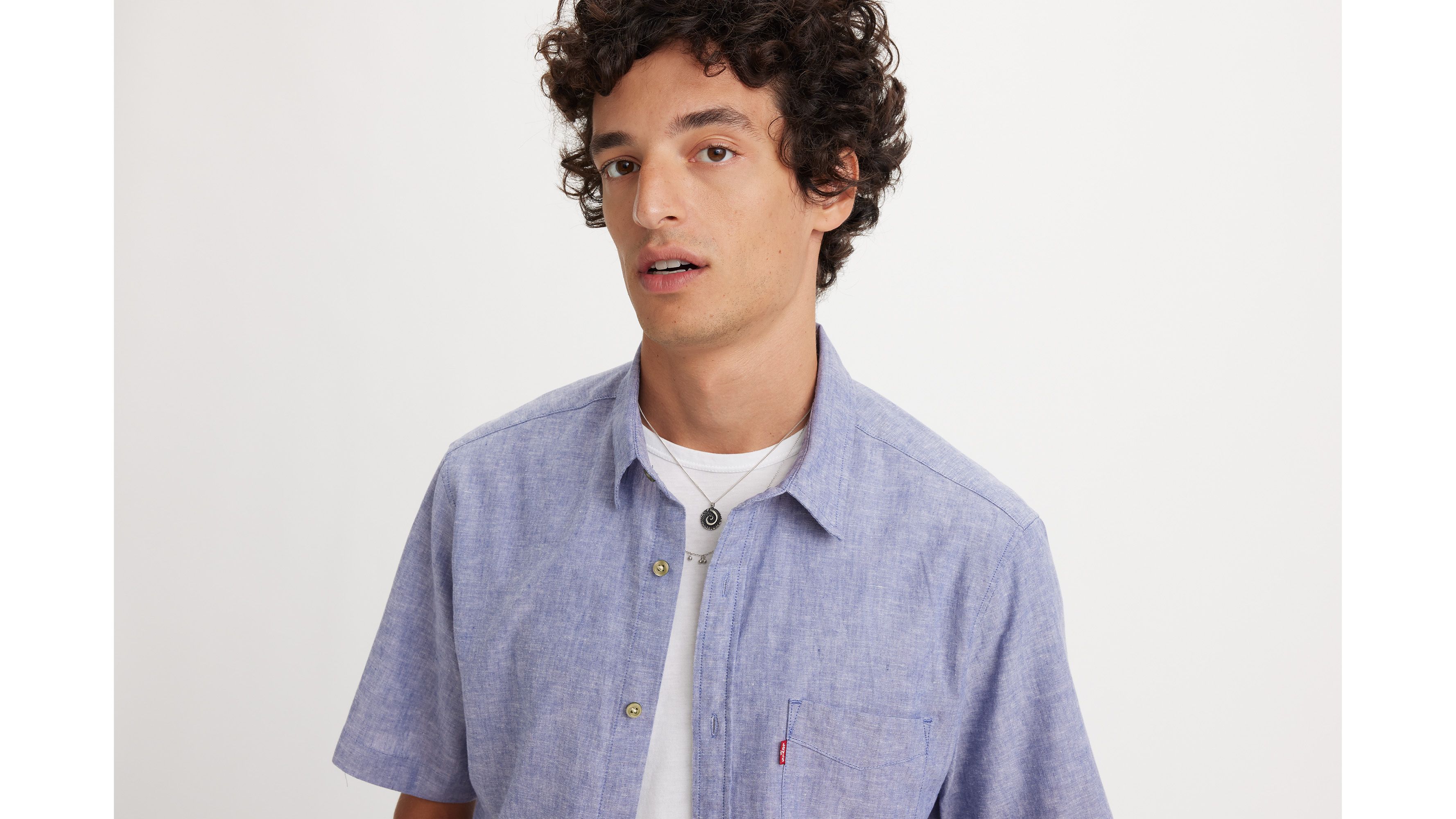 Short Sleeve Sunset One Pocket Shirt - Blue | Levi's® US