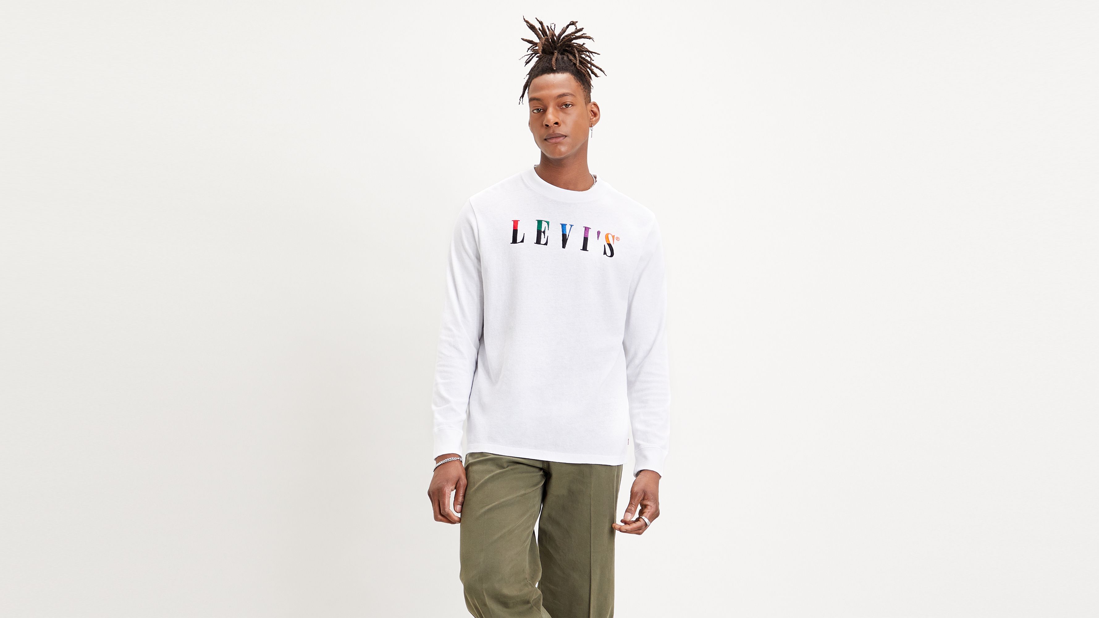 Longsleeve Graphic Mockneck Tee Shirt - Multi-color | Levi's® US