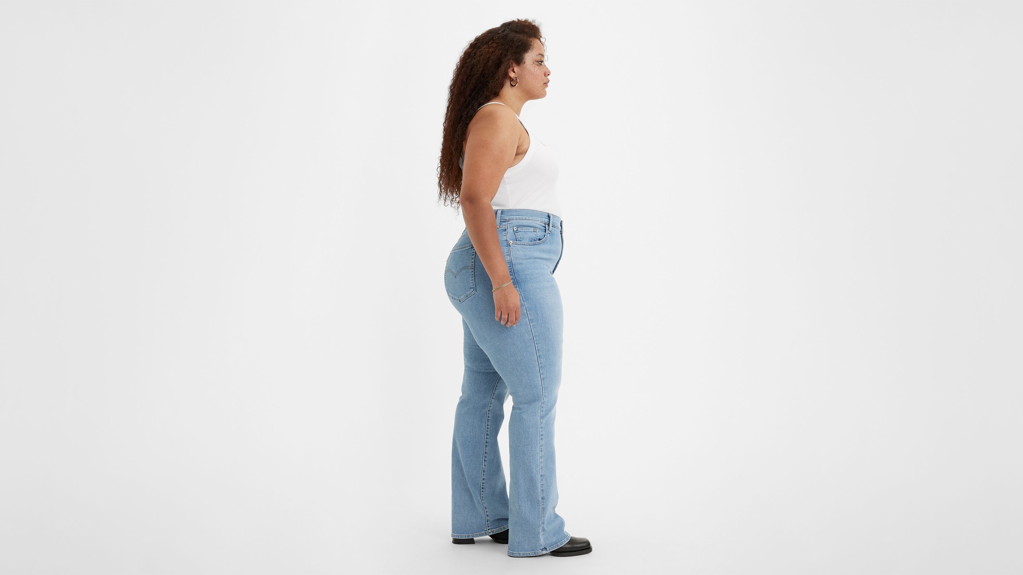 725™ High Rise Bootcut Jeans (plus Size) - Blue | Levi's® NO