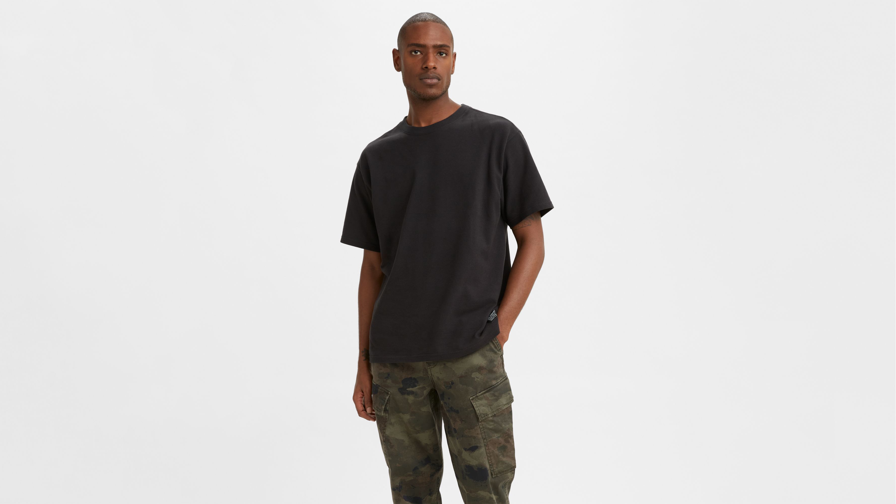 Oversized Pique T-shirt - Black | Levi's® CA
