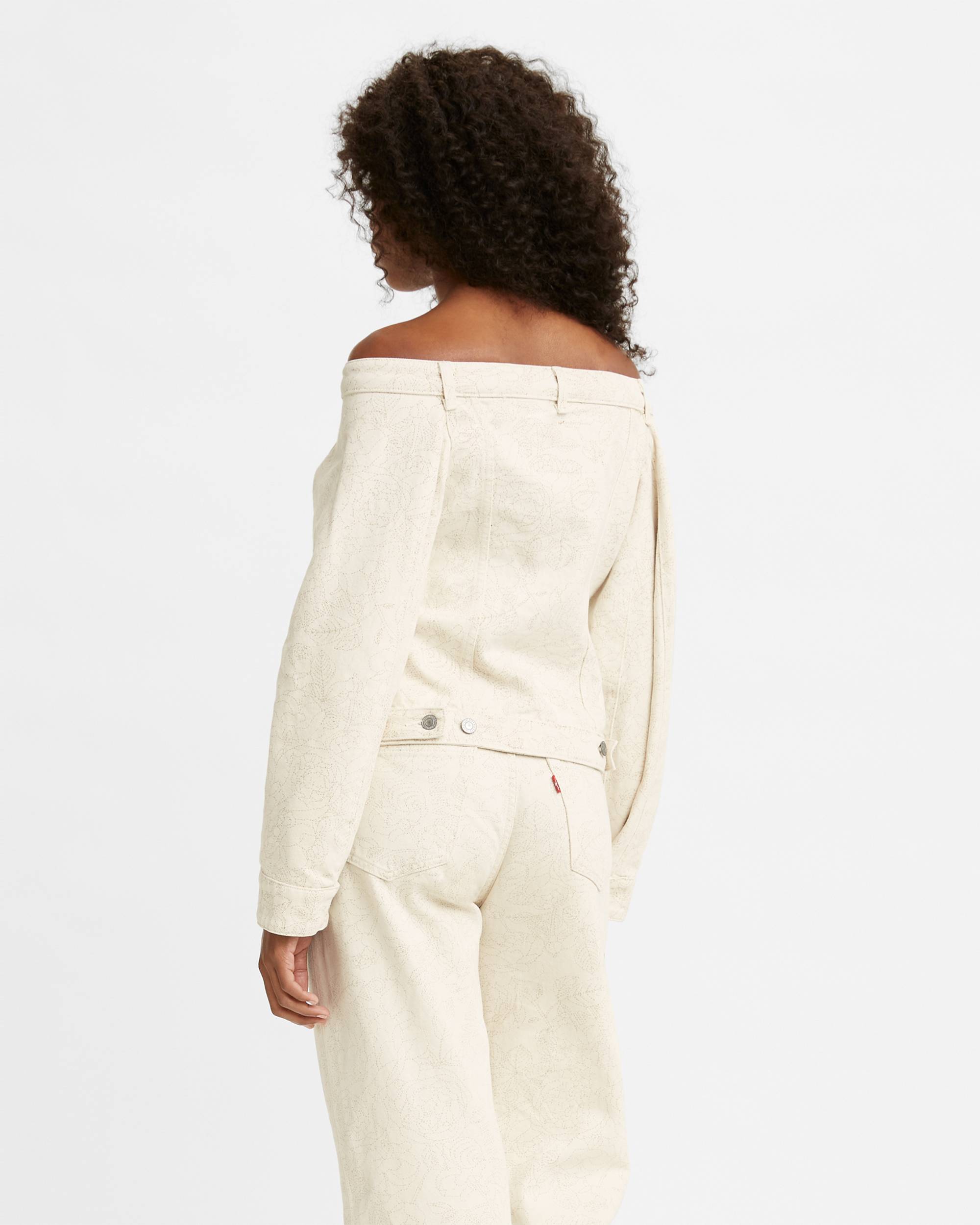 Levi's® X Ganni Off The Shoulder Top - Brown | Levi's® US Levi's® X Ganni Off The Shoulder Top - Brown | Levi's® US