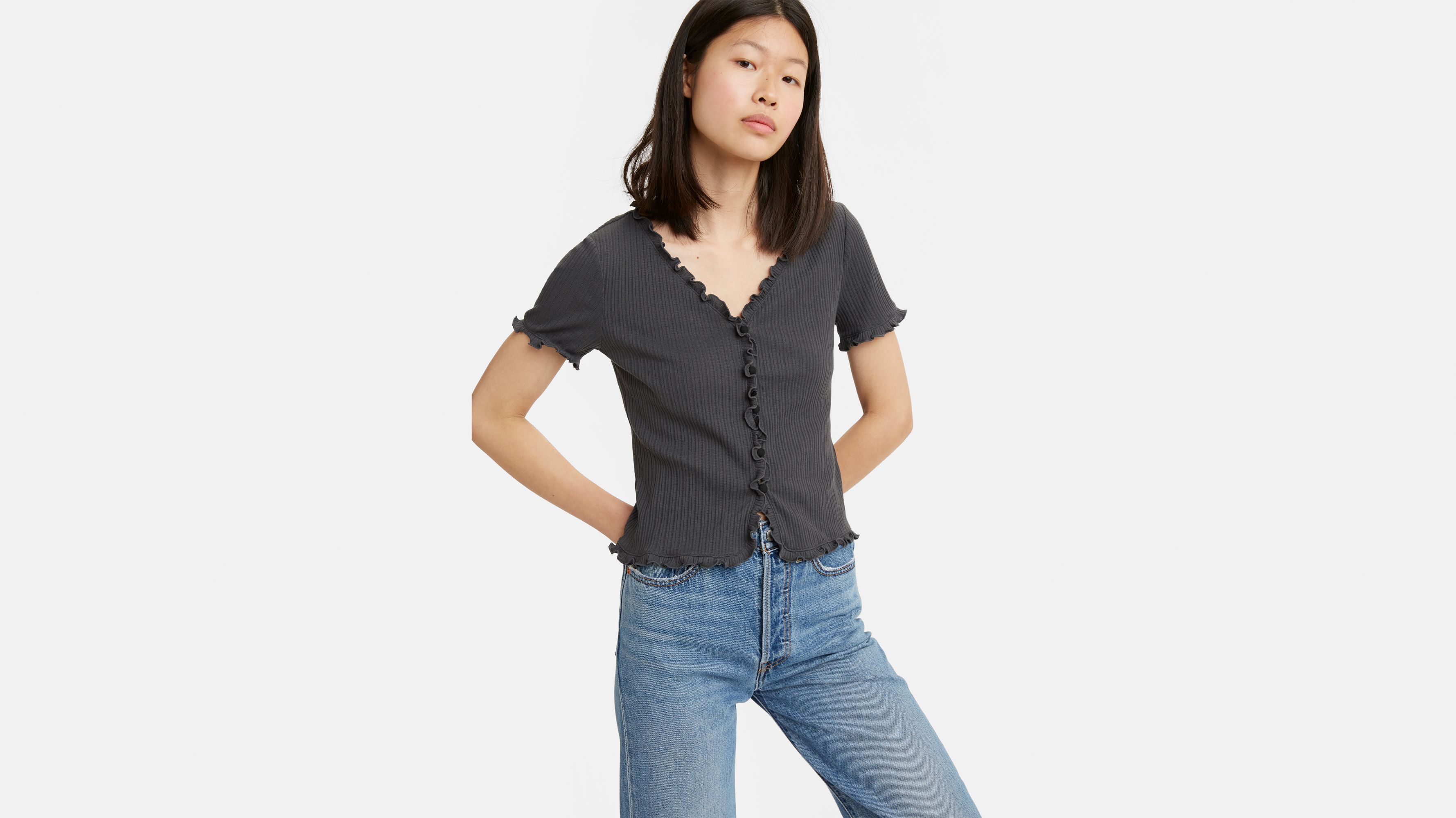 Mona Button Up Shirt - Black | Levi's® US