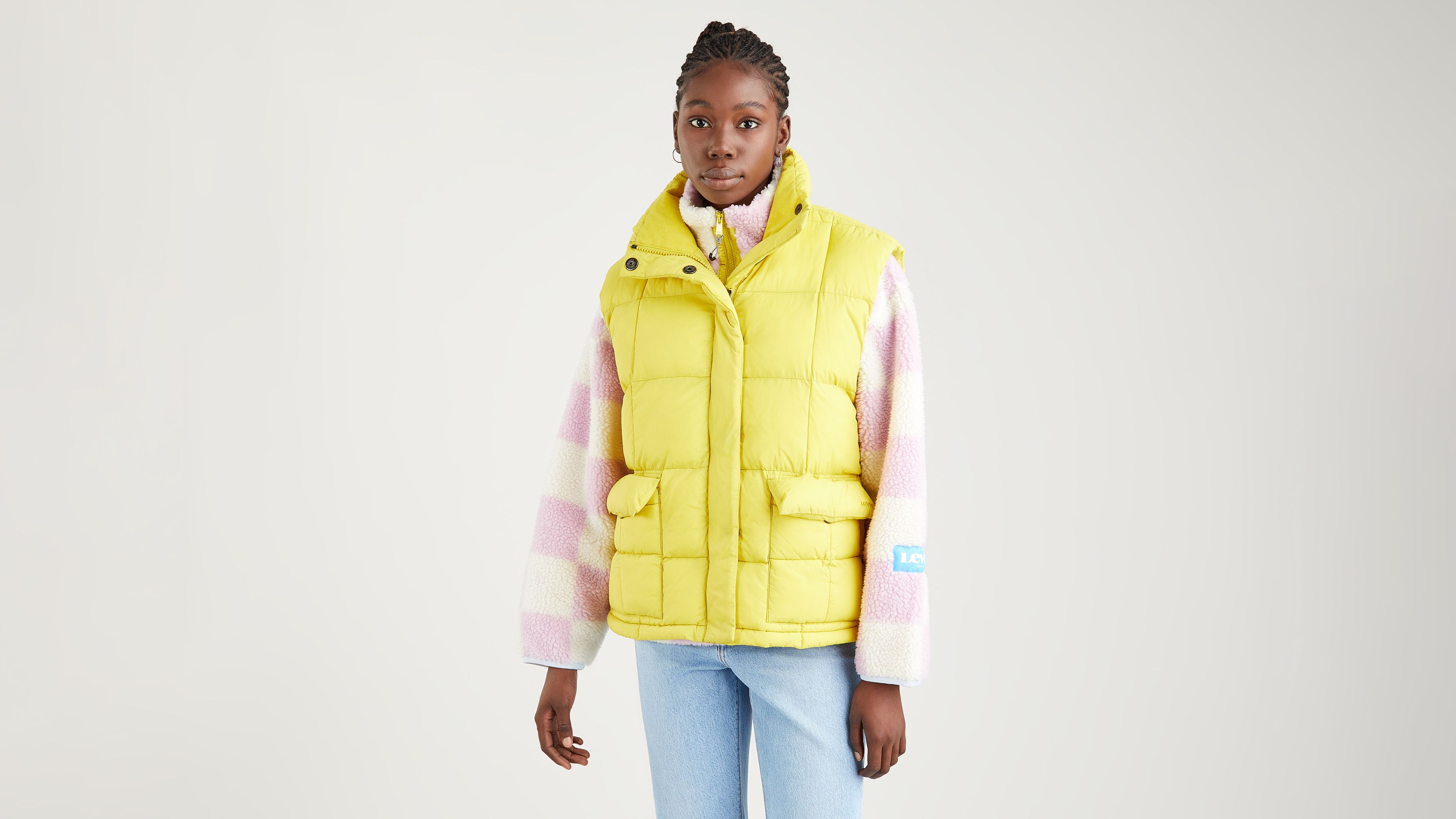 Romy Puffer Vest - Green | Levi's® GB