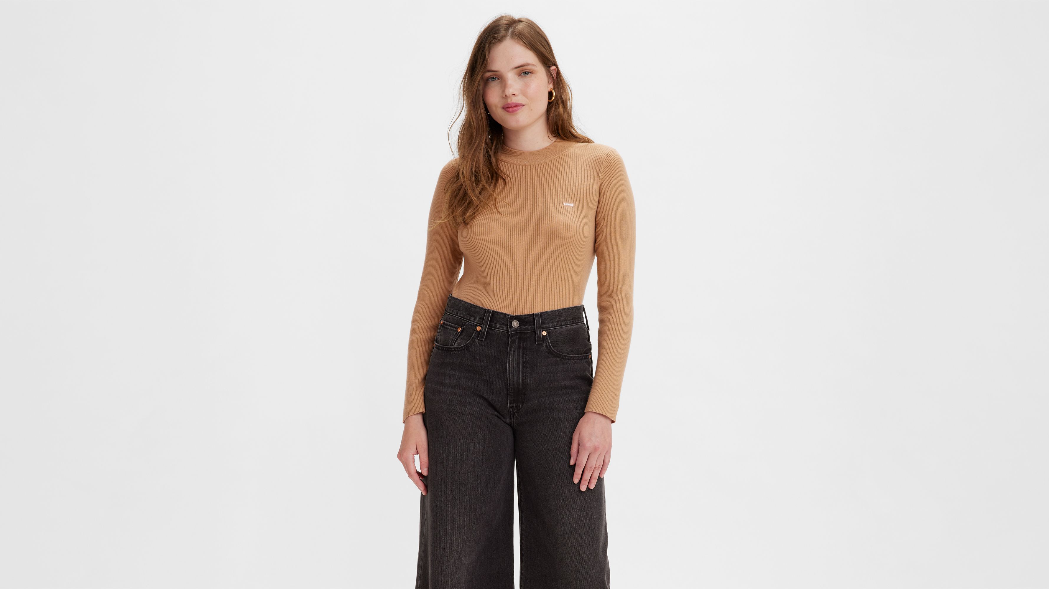 Crewneck Rib Sweater - Brown | Levi's® US